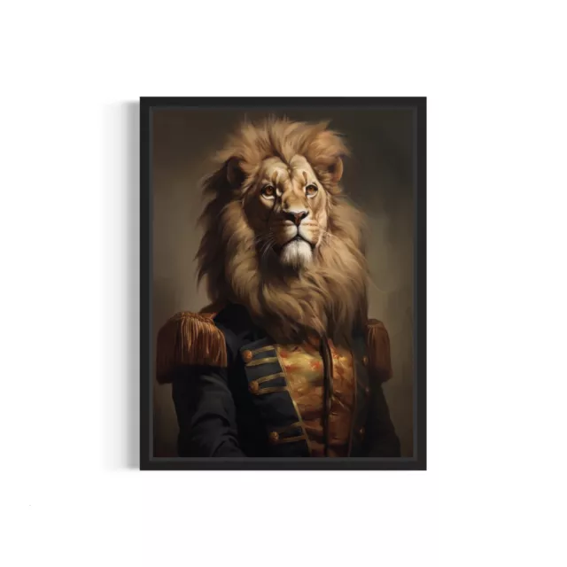 Lion Classic Animal Vintage Photo Art Print Poster Wall Art Painting NO ...