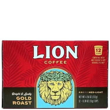 Lion Brand Hawaiian Islands Vanilla Macadamia Nut Coffee, K-Cup, 12 ...