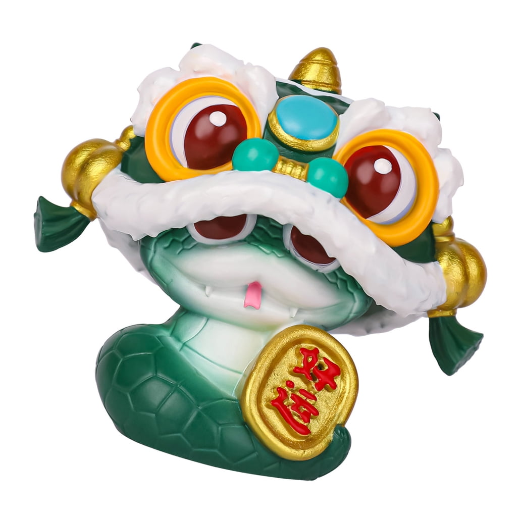 Lion Dance Snake Resins Figurine Sculpture for Home and Office ...