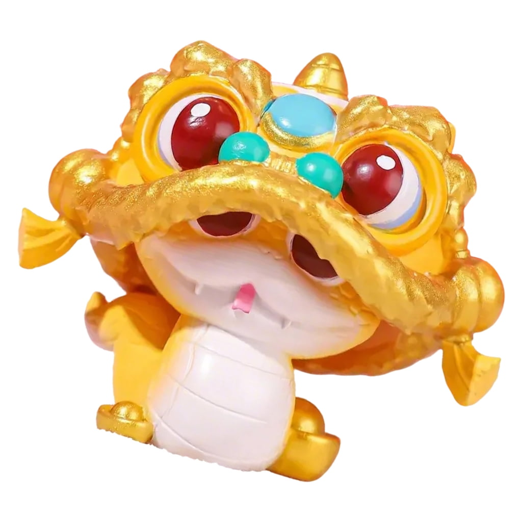 Lion Dance Snake Resins Figurine Sculpture for Home and Office ...