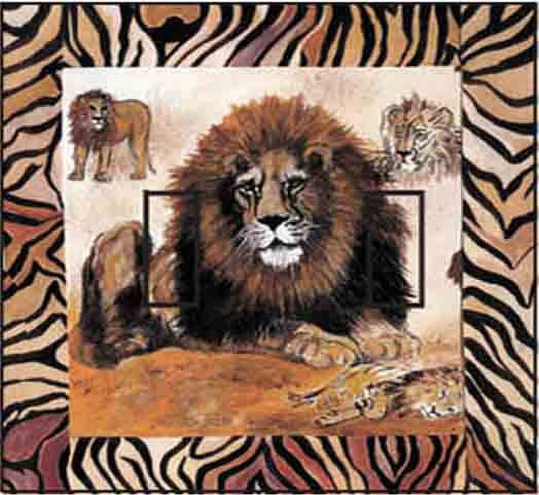 Lion Double Toggle SwitchStix Peel and Stick Art Deco Switch Plate ...