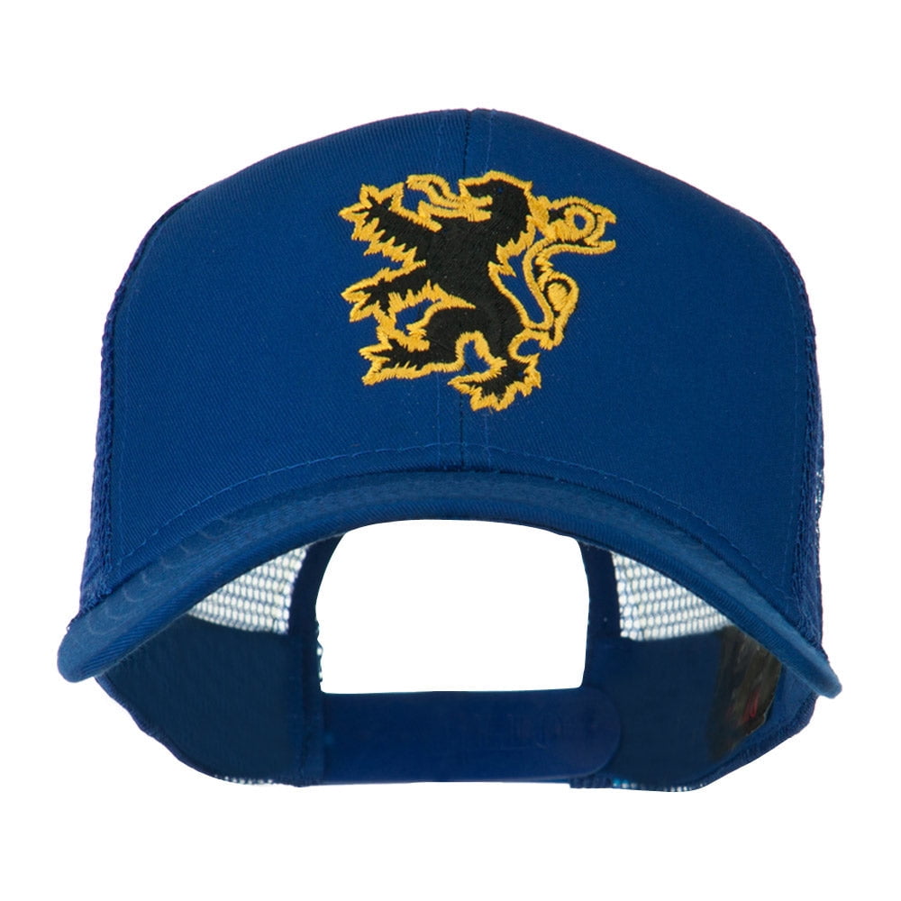 Lion Emblem Embroidered Cap - Royal OSFM - Walmart.com