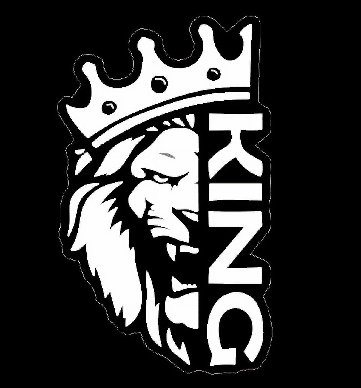 Lion Face Decal for Car Vinyl Window, Crown King with Lion Symbol Royal ...