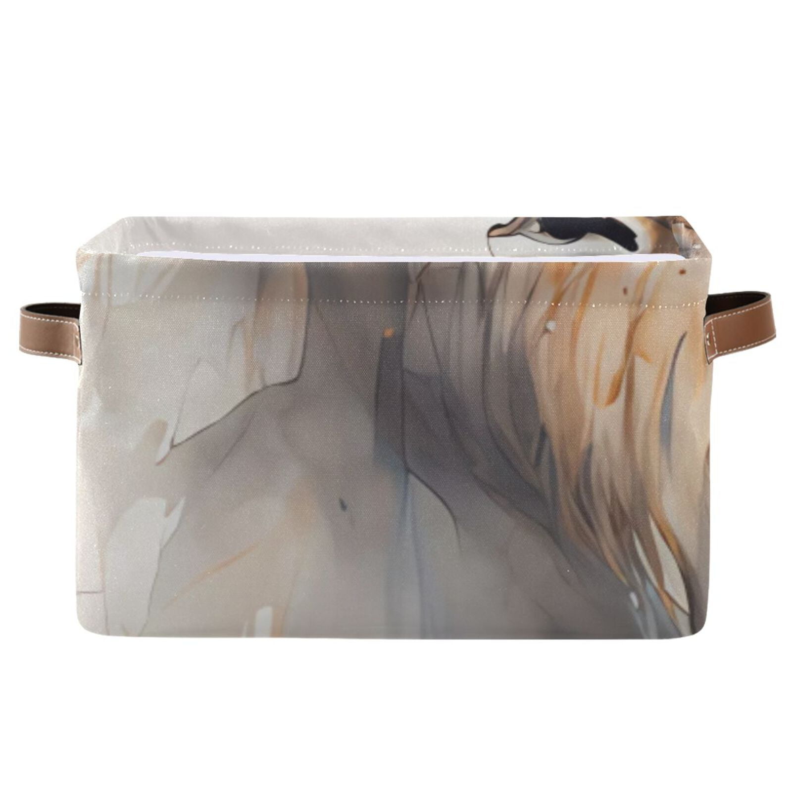 Lion Front Face Storage Bins Baskets With Handles Storage Box Clothes ...