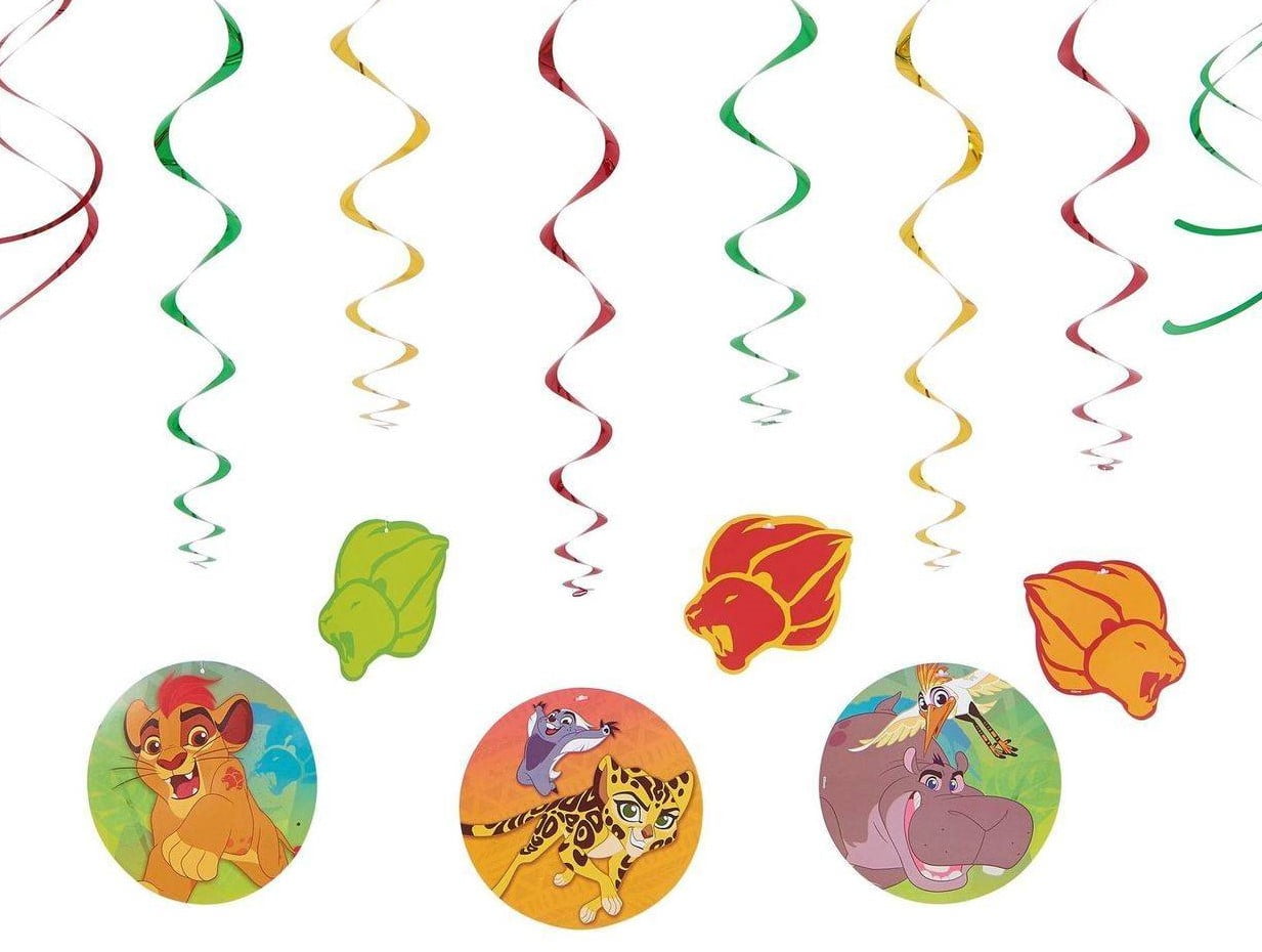 Lion Guard Hanging Party Decorations, 12pc - Walmart.com