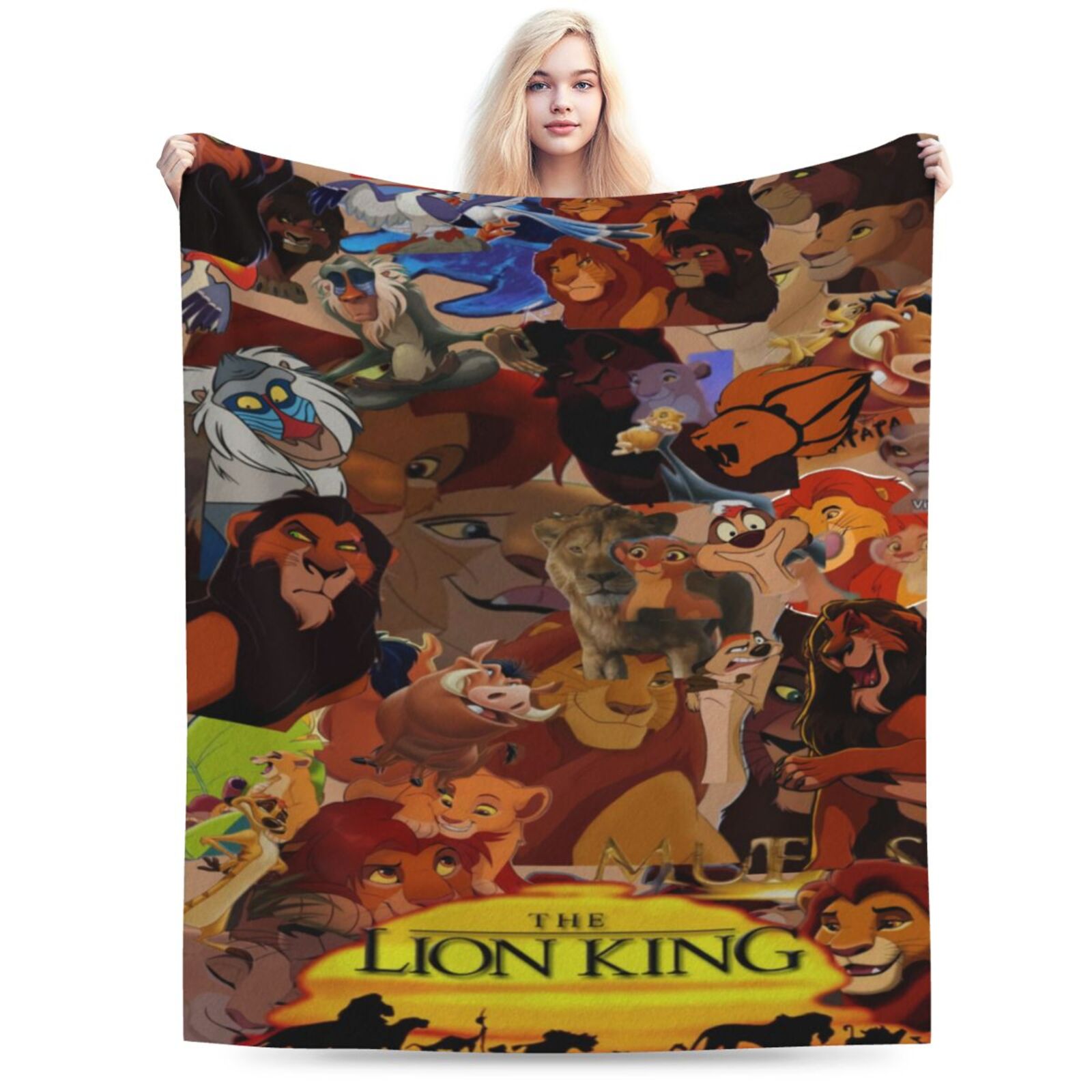 Lion Guard Throw Blanket Soft Lightweight Cozy Plush Flannel Bed ...