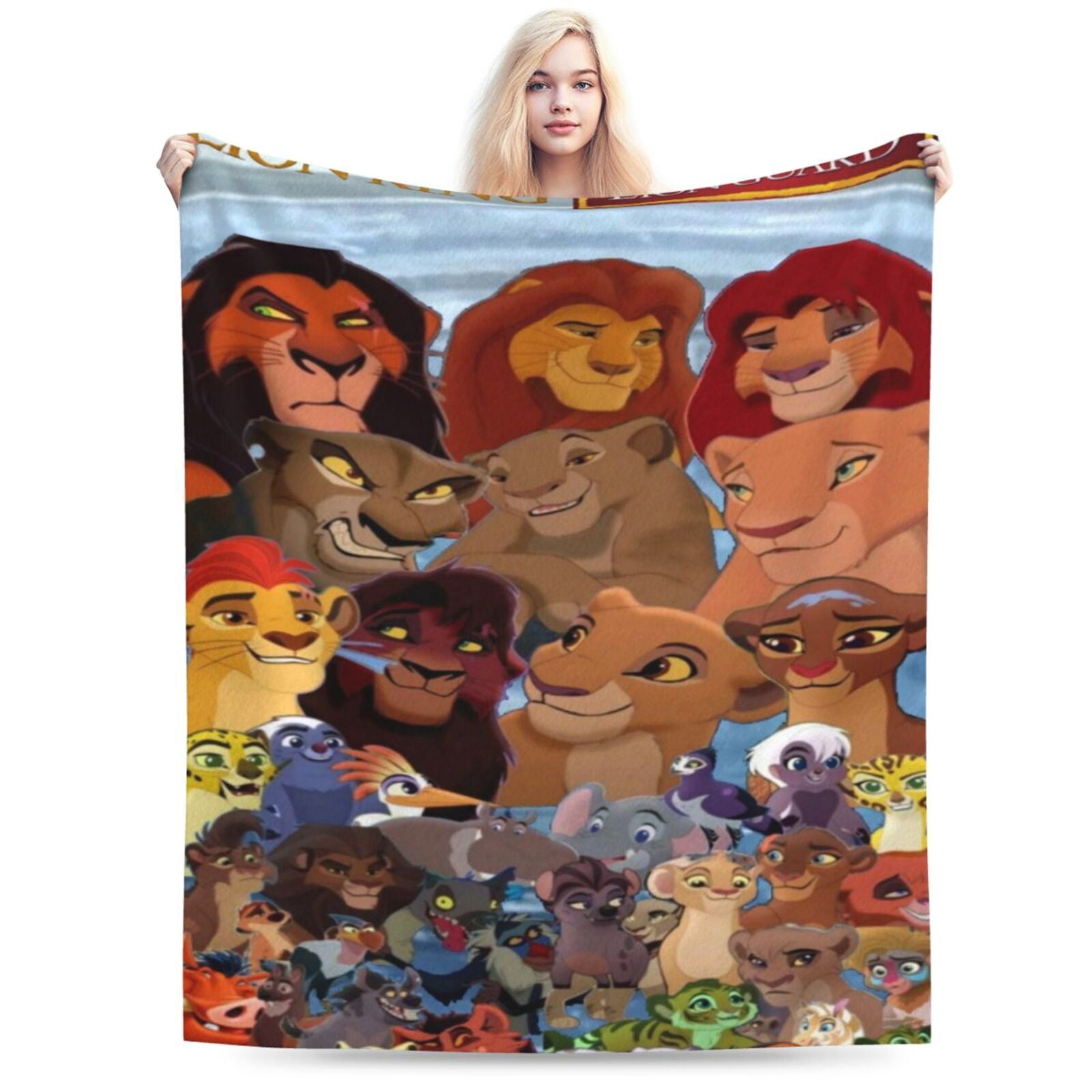 Lion Guard Throw Blanket Soft Lightweight Cozy Plush Flannel Bed ...