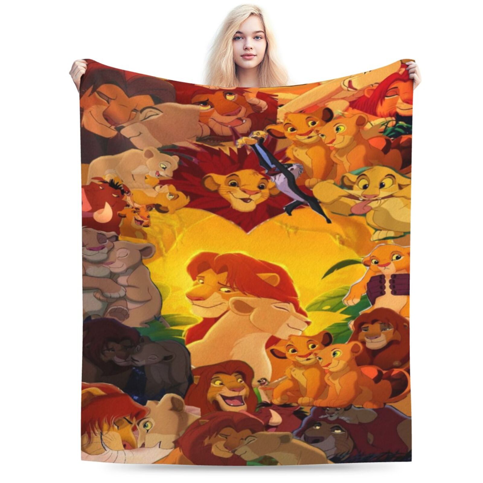 Lion Guard Throw Blanket Soft Lightweight Cozy Plush Flannel Bed ...