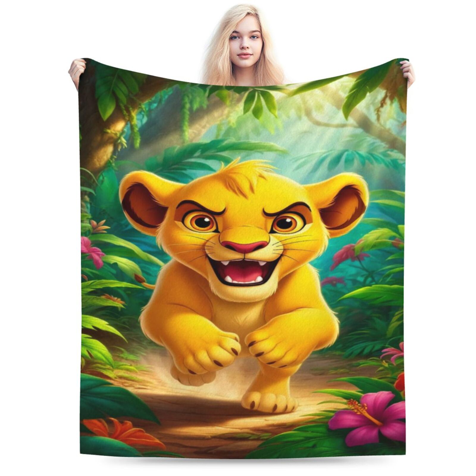 Lion Guard Throw Blanket Soft Lightweight Cozy Plush Flannel Bed ...