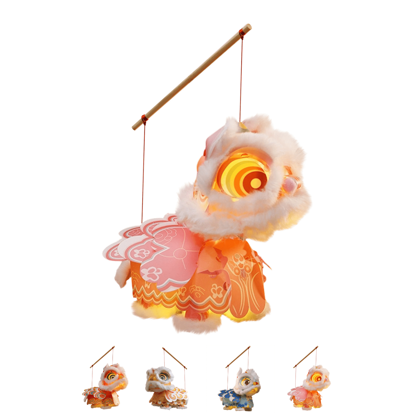 Lion Hanging Paper Lantern | 2026 Chinese New Year Decoration DIY ...