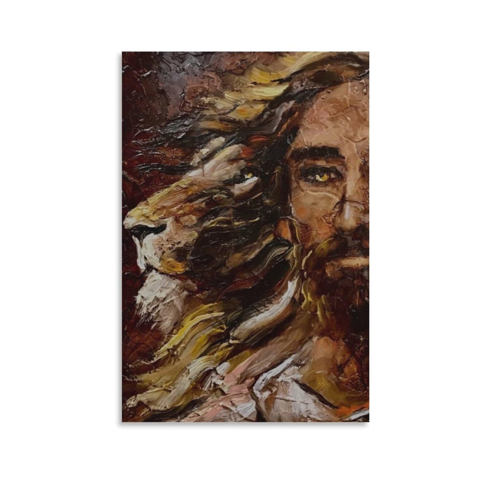 Lion of Judah Canvas Christian Homes Canvas Wall Art Jesus Symbolic ...
