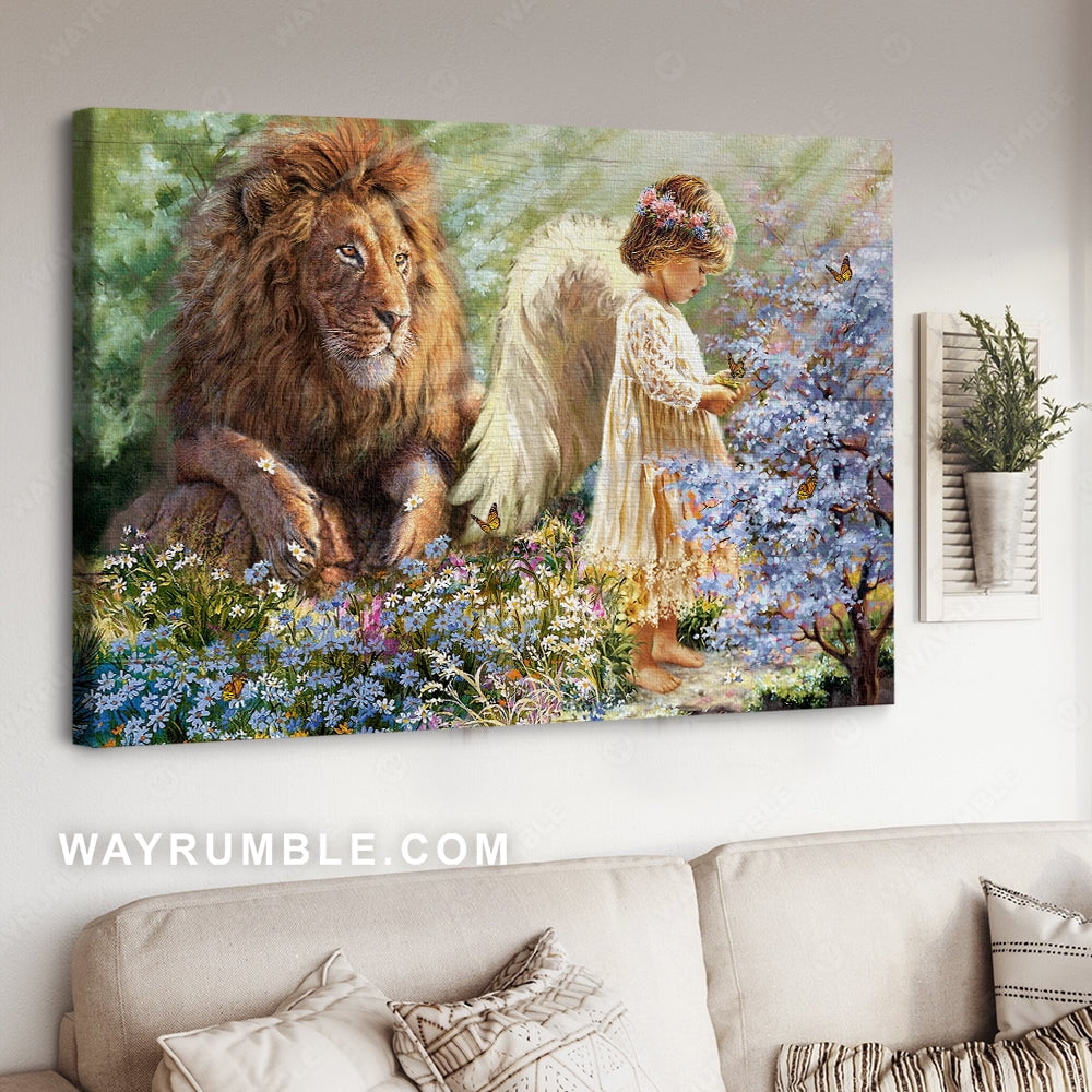 Lion Of Judah, Flower Field, Daisy Flowers, Monarch Butterfly, Lovely ...