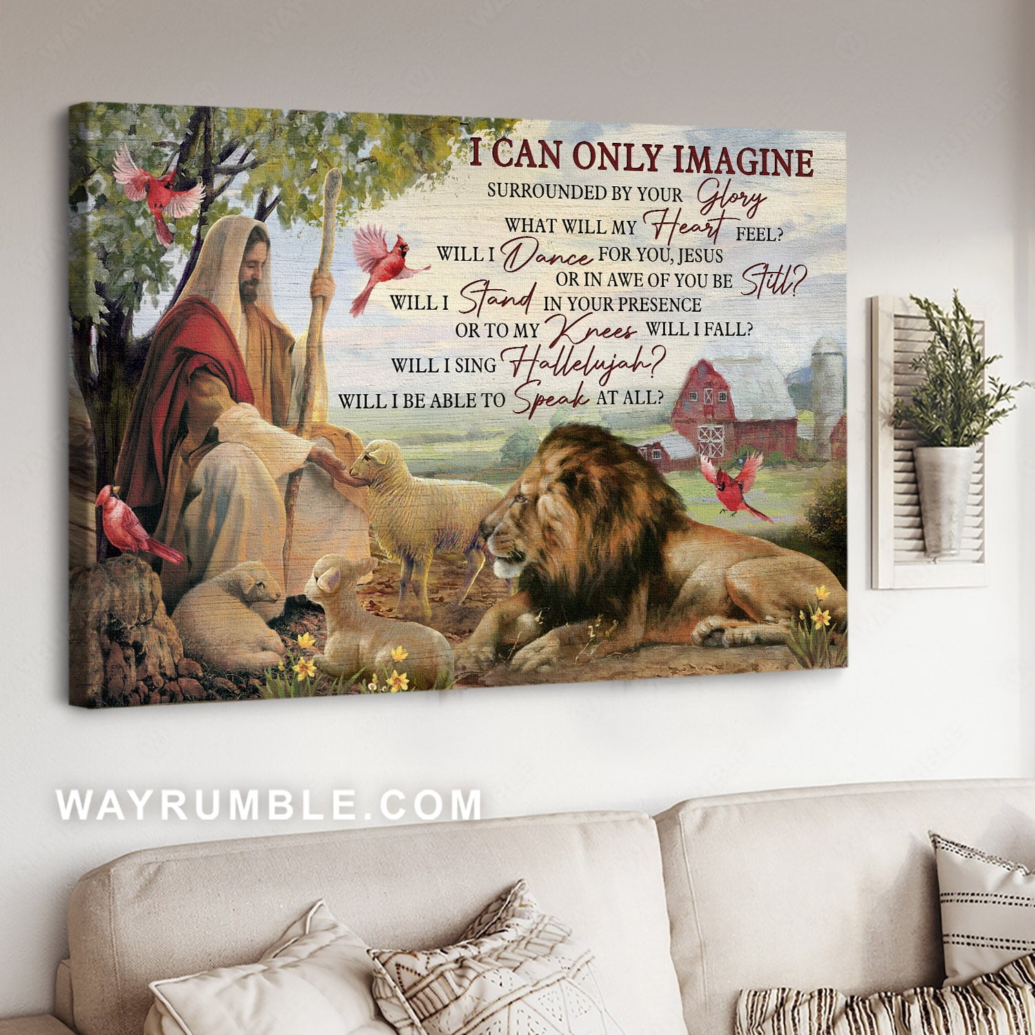 Lion Of Judah, Lamb Of God, Red Cardinal, Inspirational Quote, I Can ...
