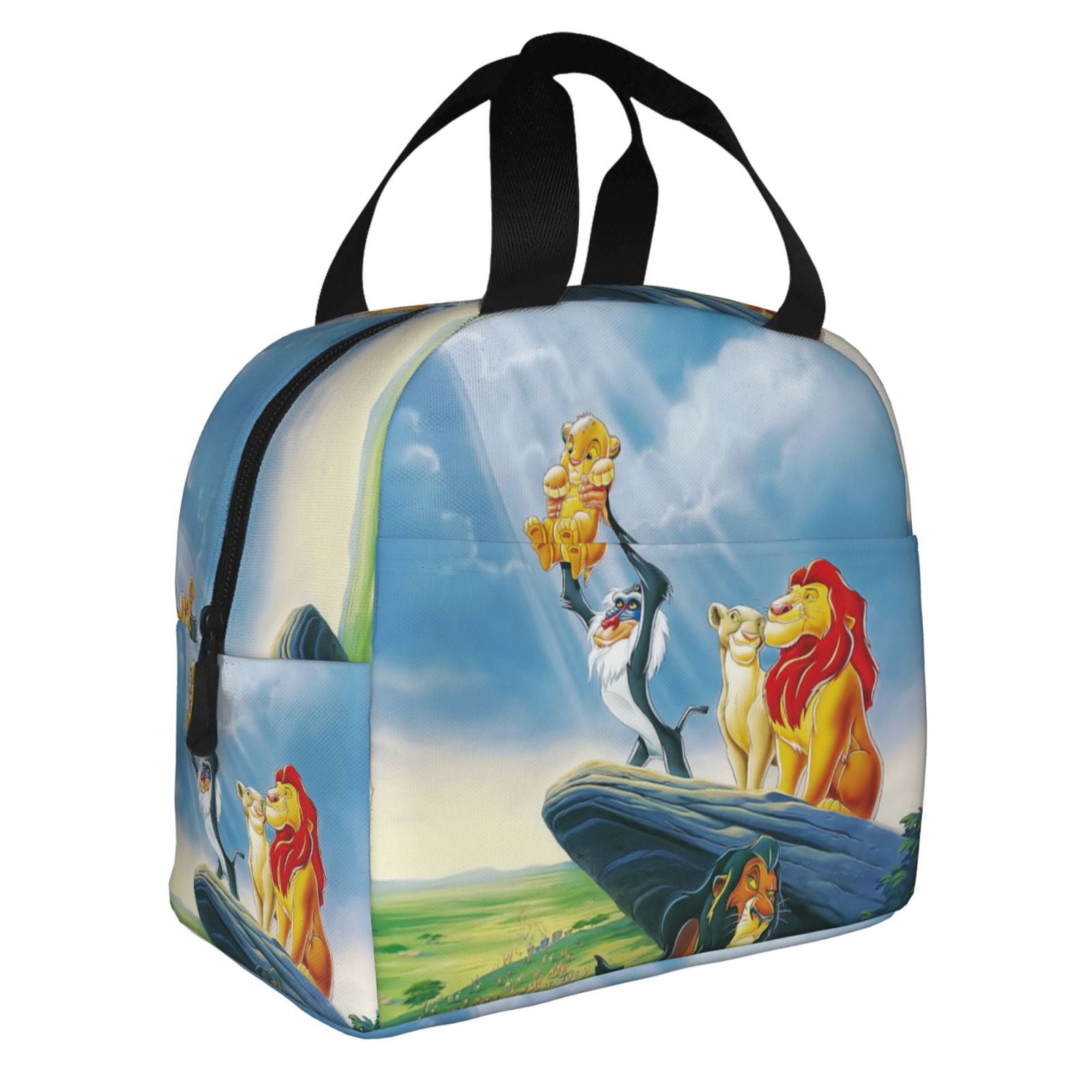Lion Kin Lunch Bag Insulated Lunch Box Reusable Cooler Cartoon Lunch ...
