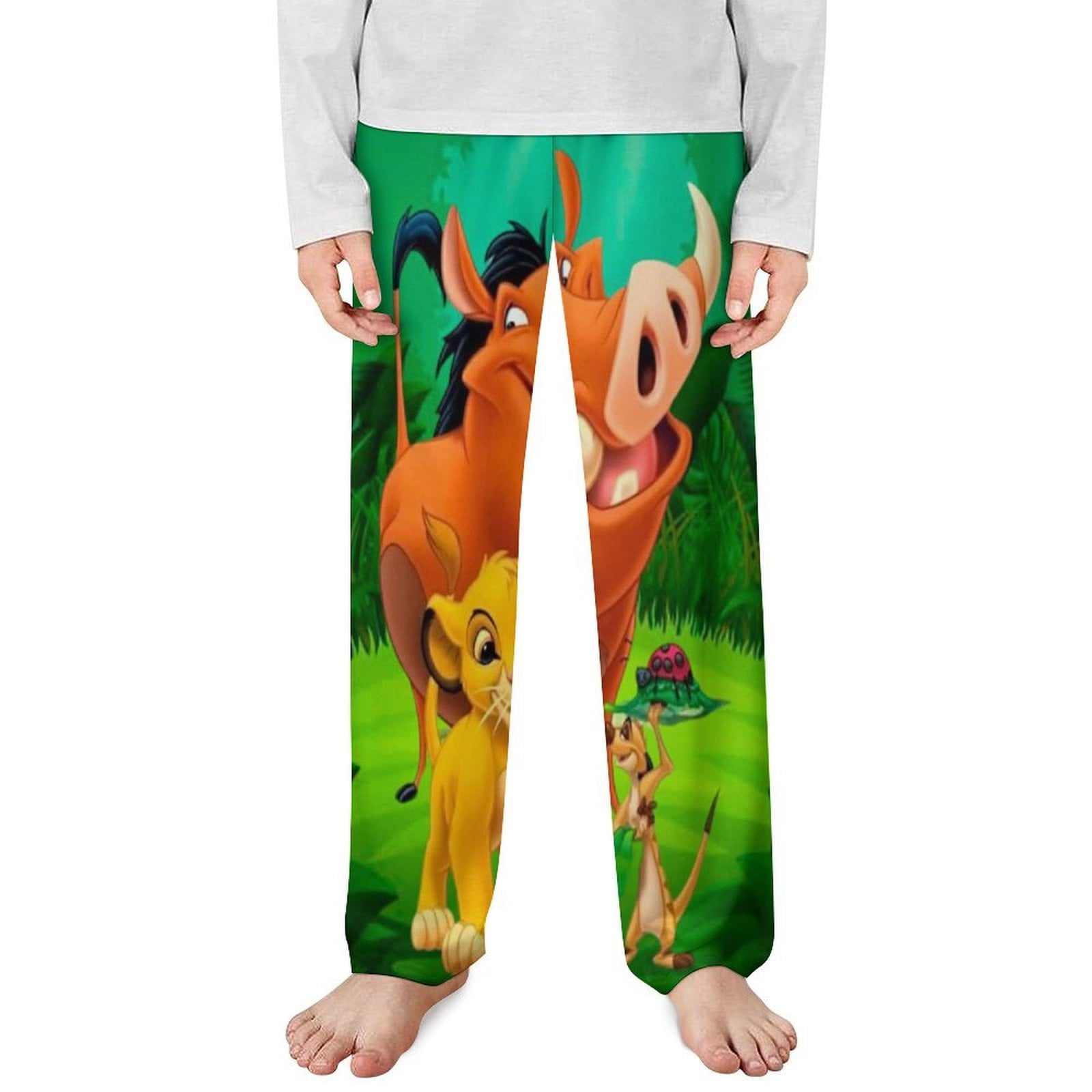 Lion Kin Pajama Pants for Bo-ys Gir-ls Long Sleep Pants Soft Lounge Pj ...