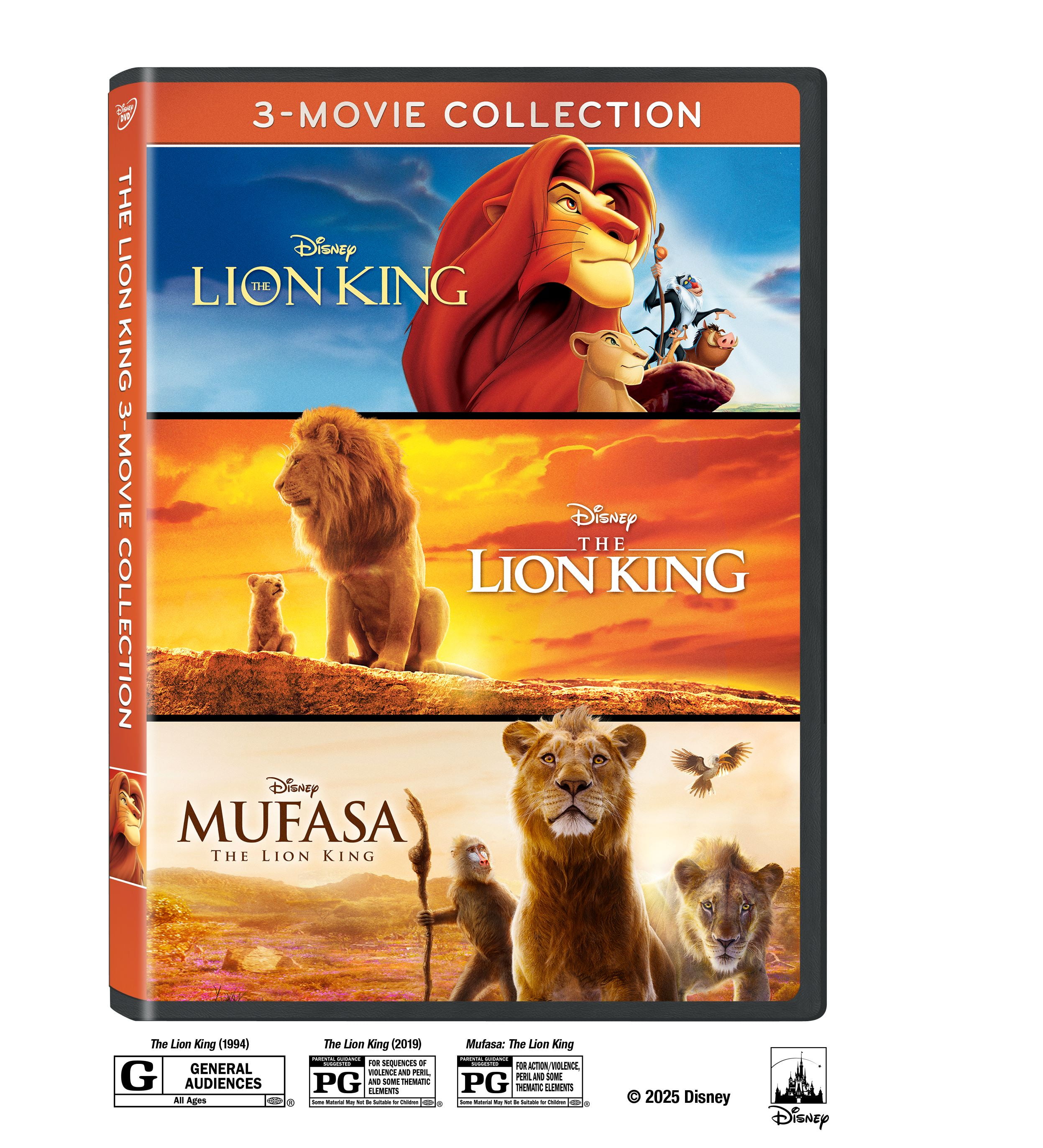 Lion King 3-Movie Collection: Multi-Feature (3 Discs) (DVD), Walt Disney Pictures Adventure ...