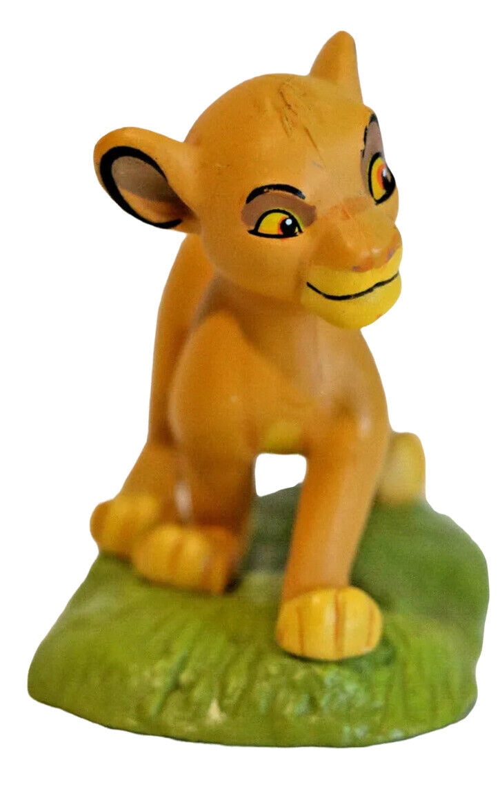 Lion King 3" PVC Figurine Young Simba Cake Topper Figure Authentic Rare ...