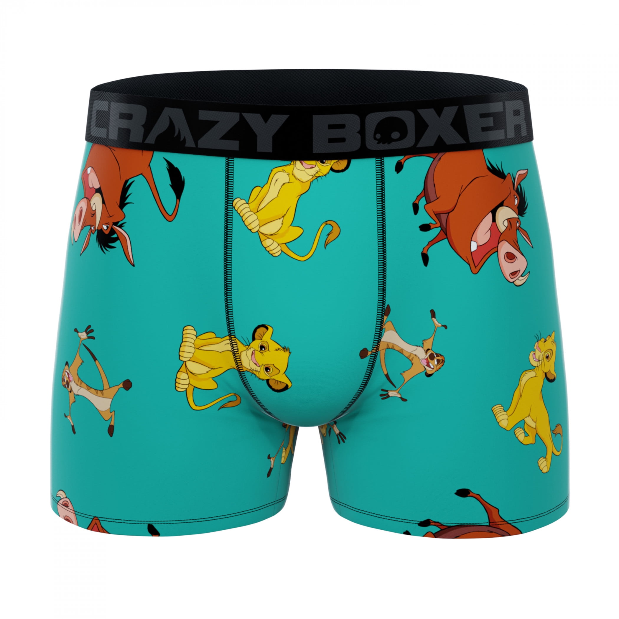 Crazy Boxer Lion King Timon and Pumba Boxer Briefs-XLarge (40-42 ...