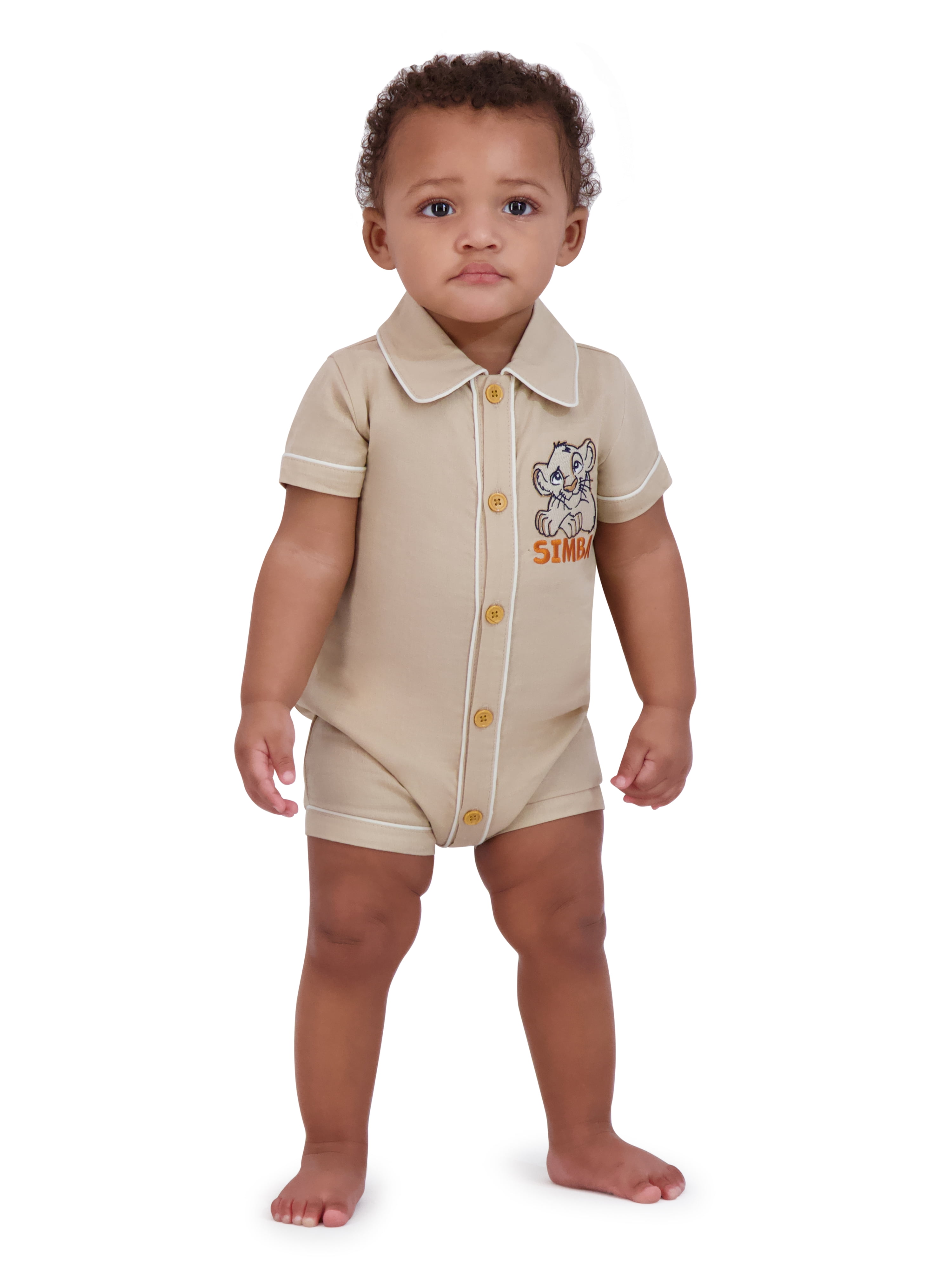 Lion King Baby Boy 2 Pack Rompers, Sizes 0/3 Months-24 Months - Walmart.com
