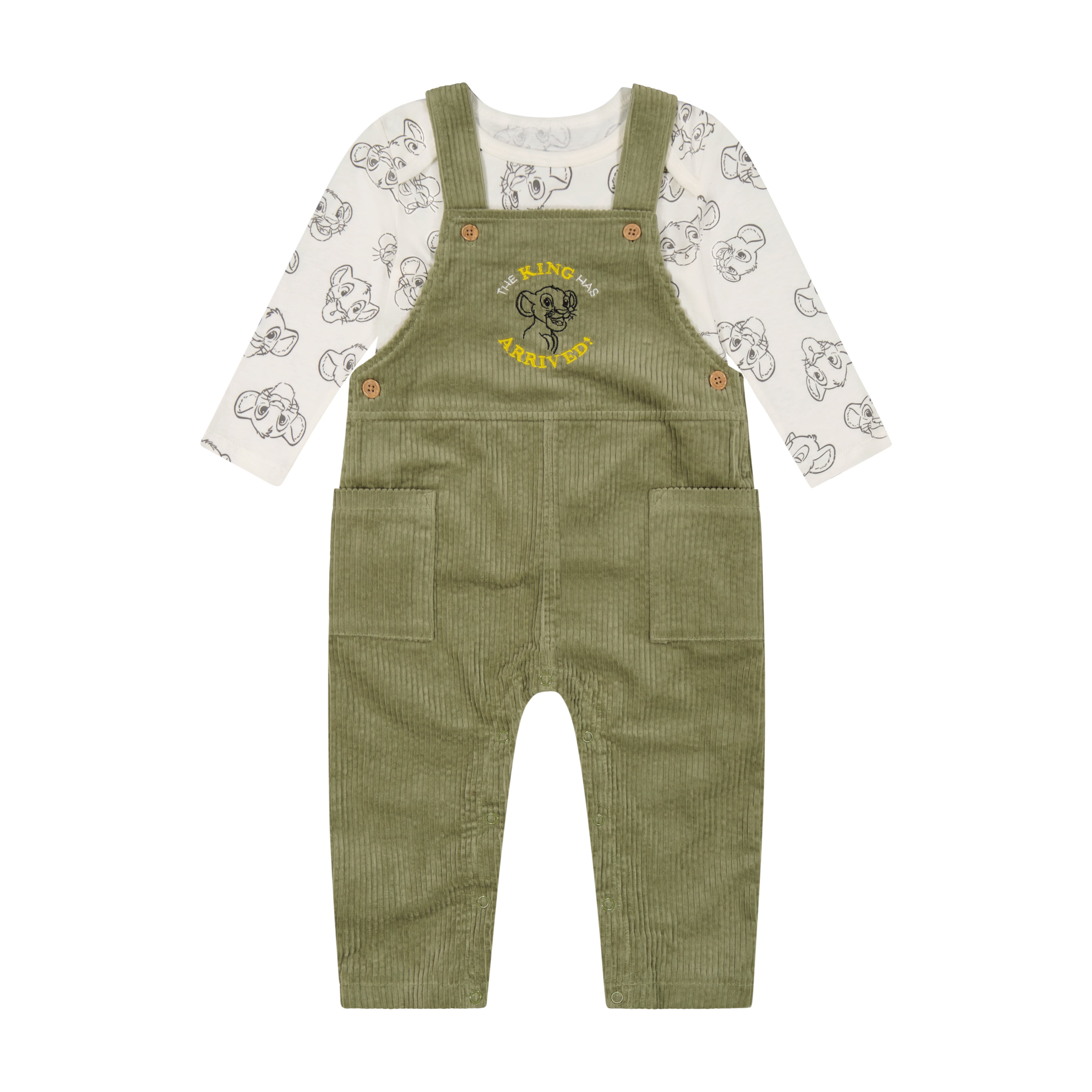 Lion King Baby Boy Overall Set, Sizes 0-24 Months - Walmart.com
