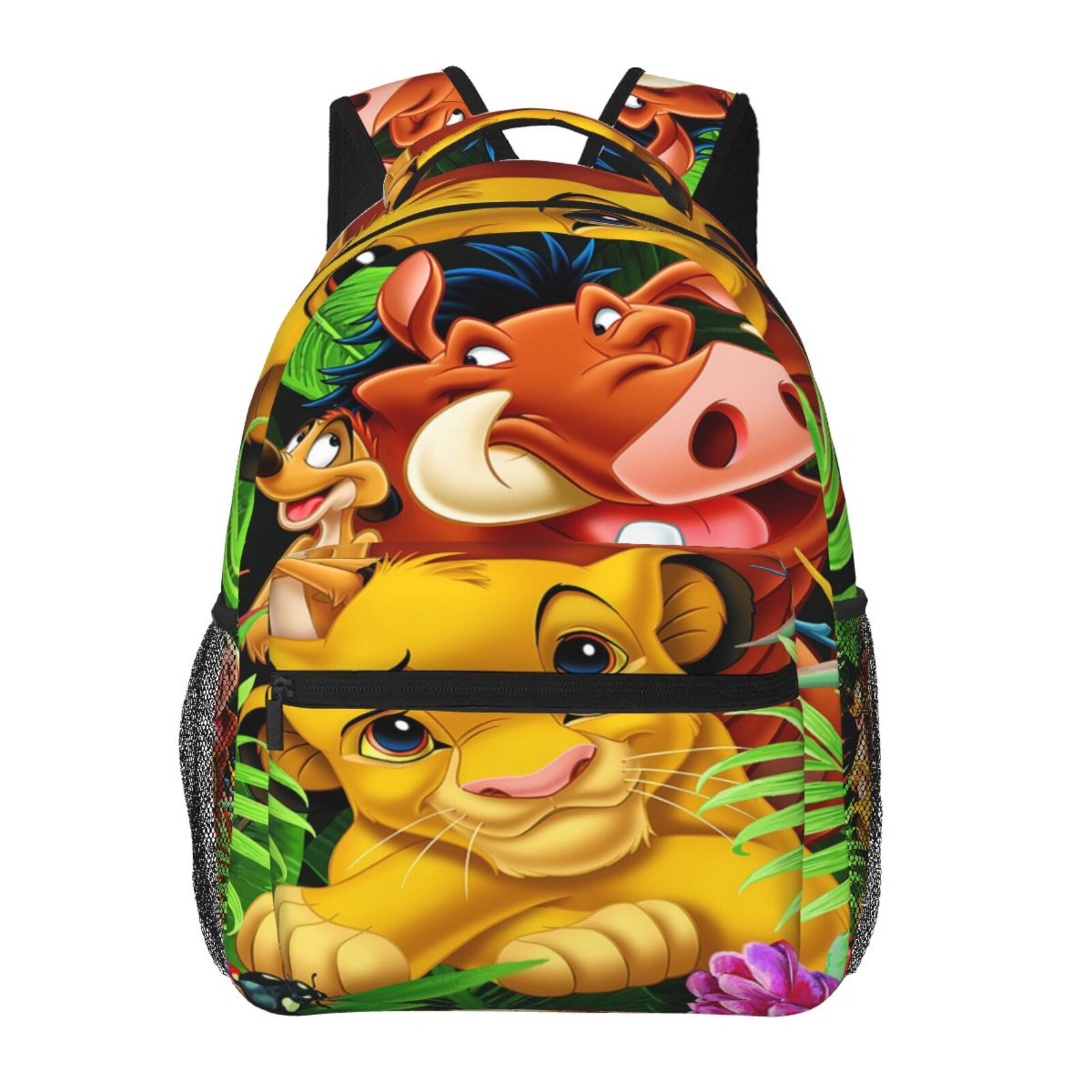 Lion Kin Backpack Cute Cartoon Lightweight Backpacks Portable Outdoor ...