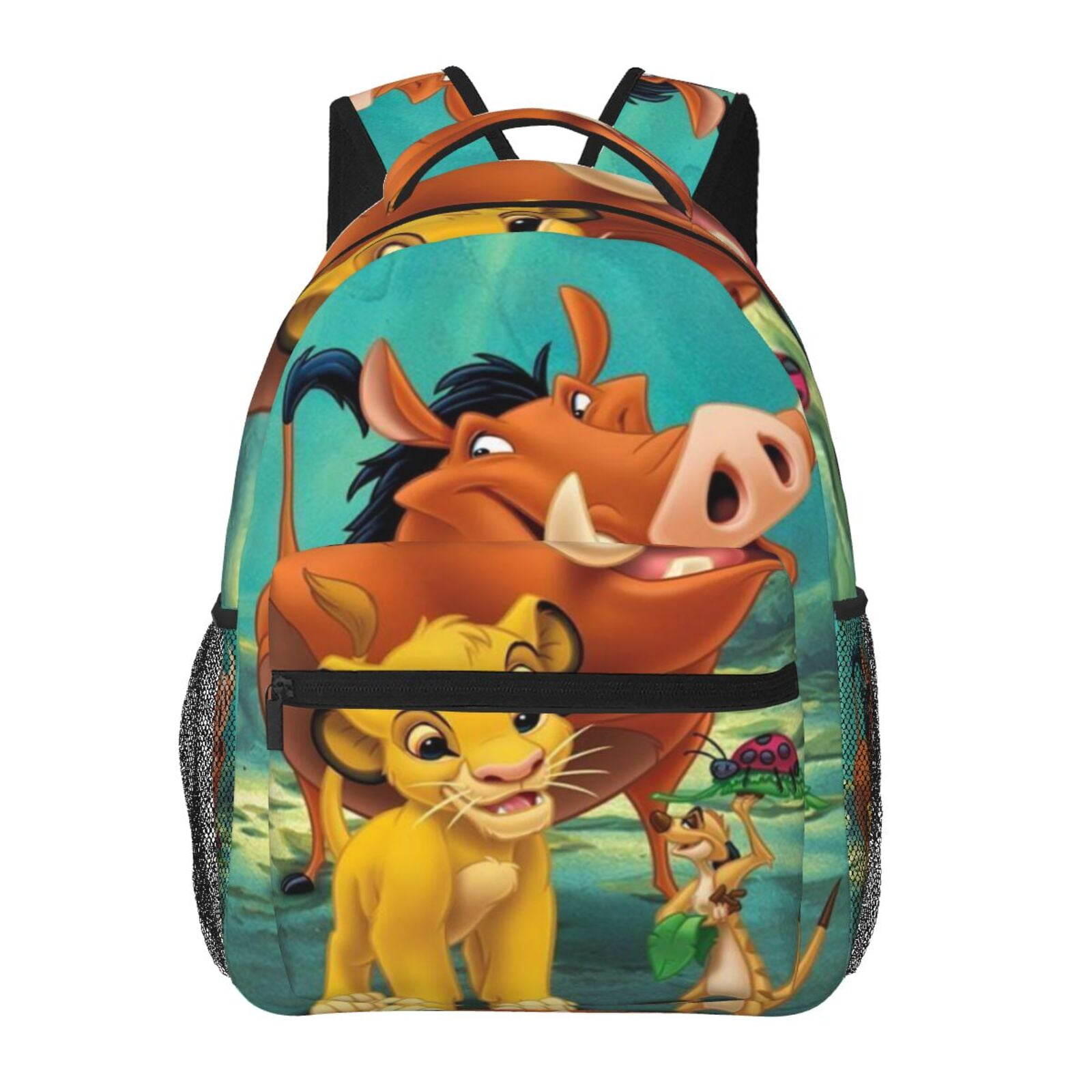 Lion Kin Backpack Cute Cartoon Lightweight Backpacks Portable Outdoor ...