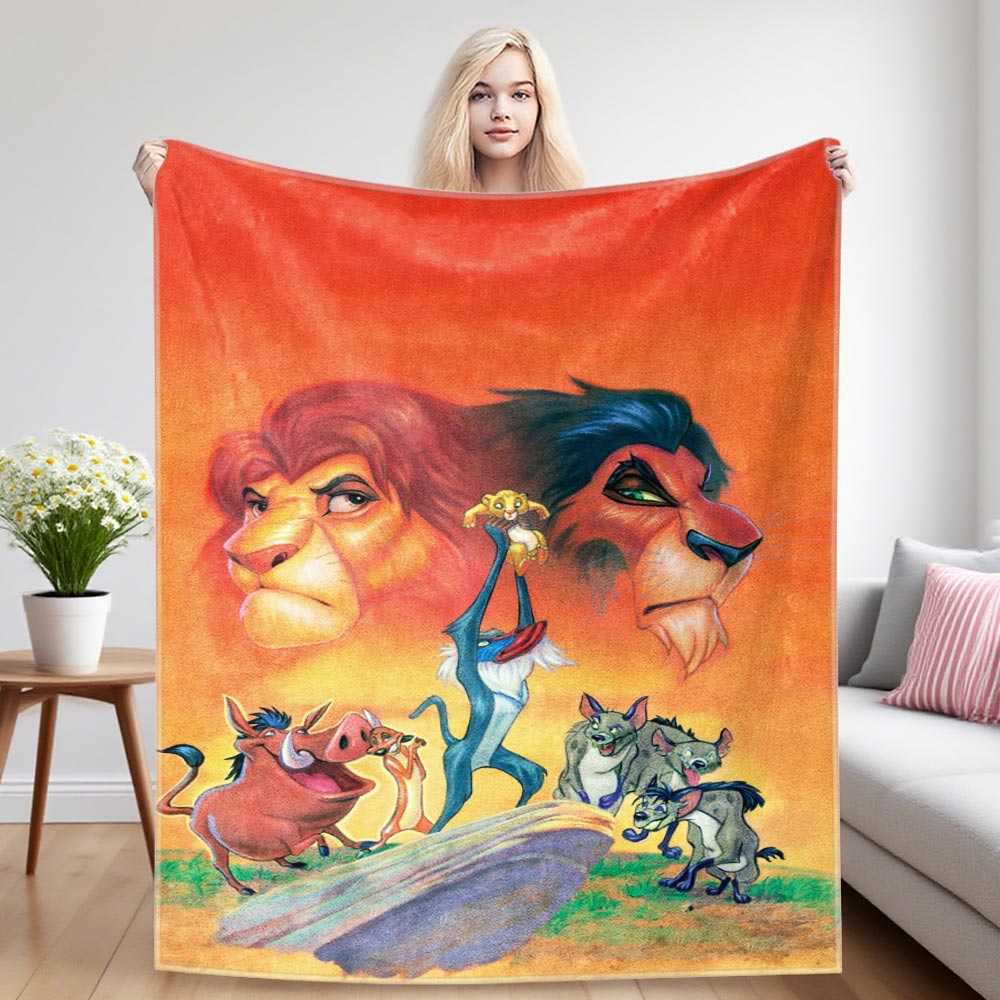 Lion King Blankets Gift Throw Birthday Christmas 60"X80" Present ...