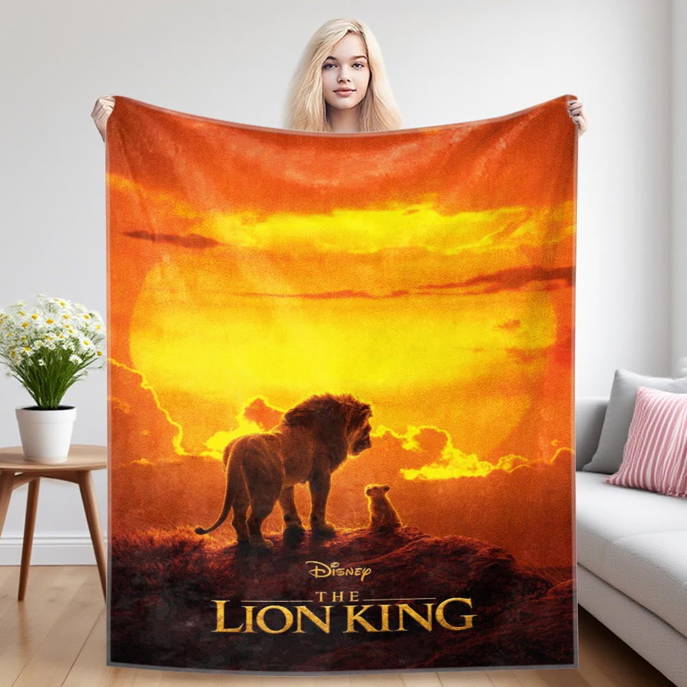 Lion King Blankets Gift Throw Birthday Christmas 60"X80" Present ...