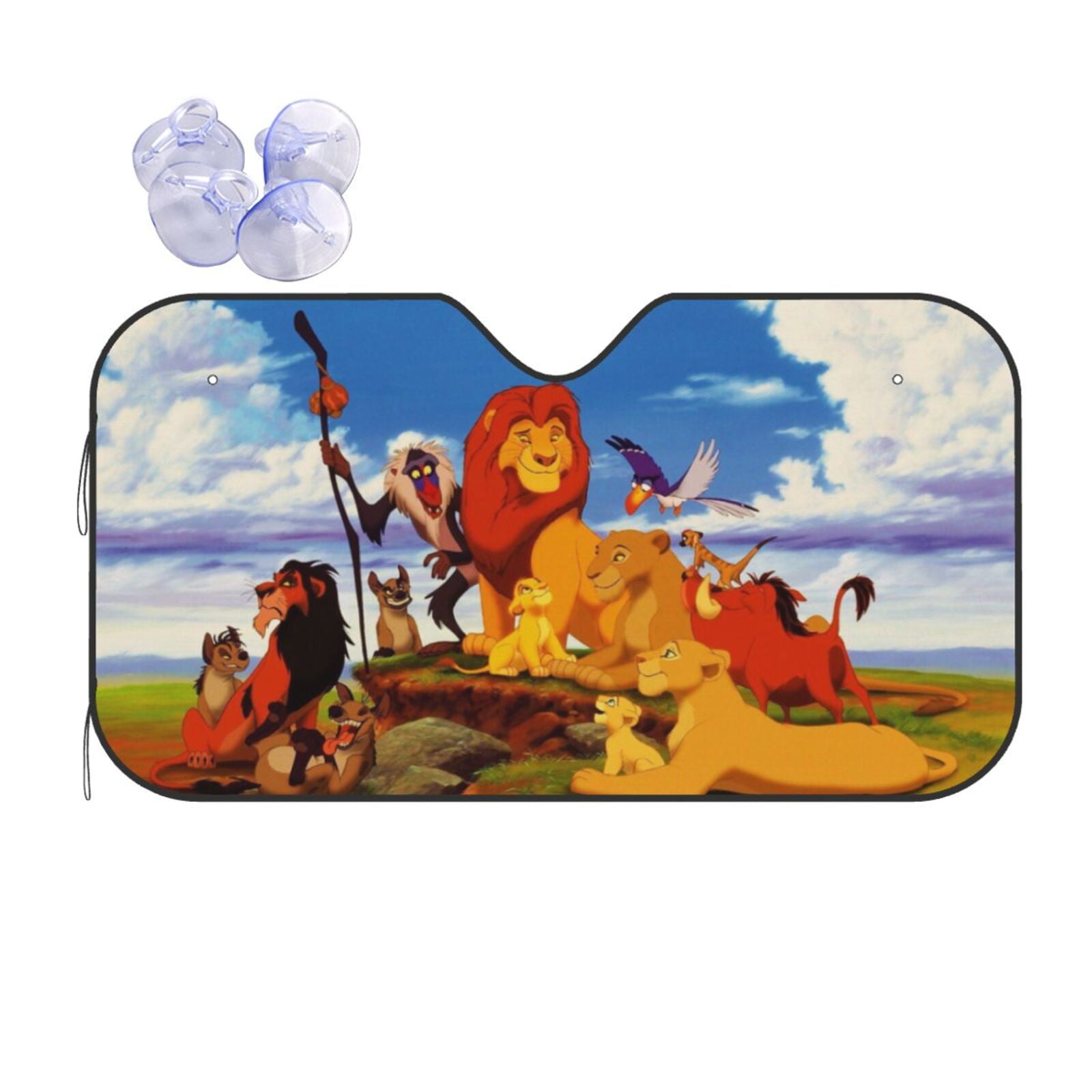 Lion Kin Car Windshield Sunshade Front Window Sun Shades Folding Block ...