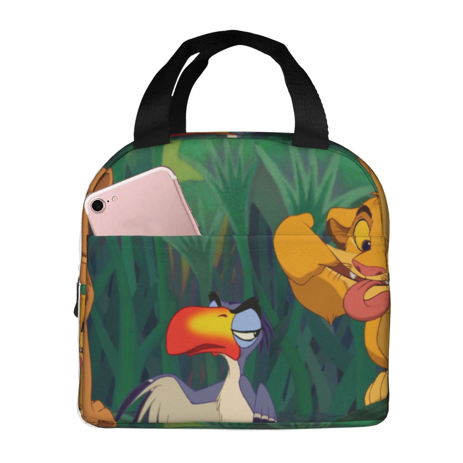 Lion King Drawstring Lunch Bag Cute Insulated Lunch Bag Container ...