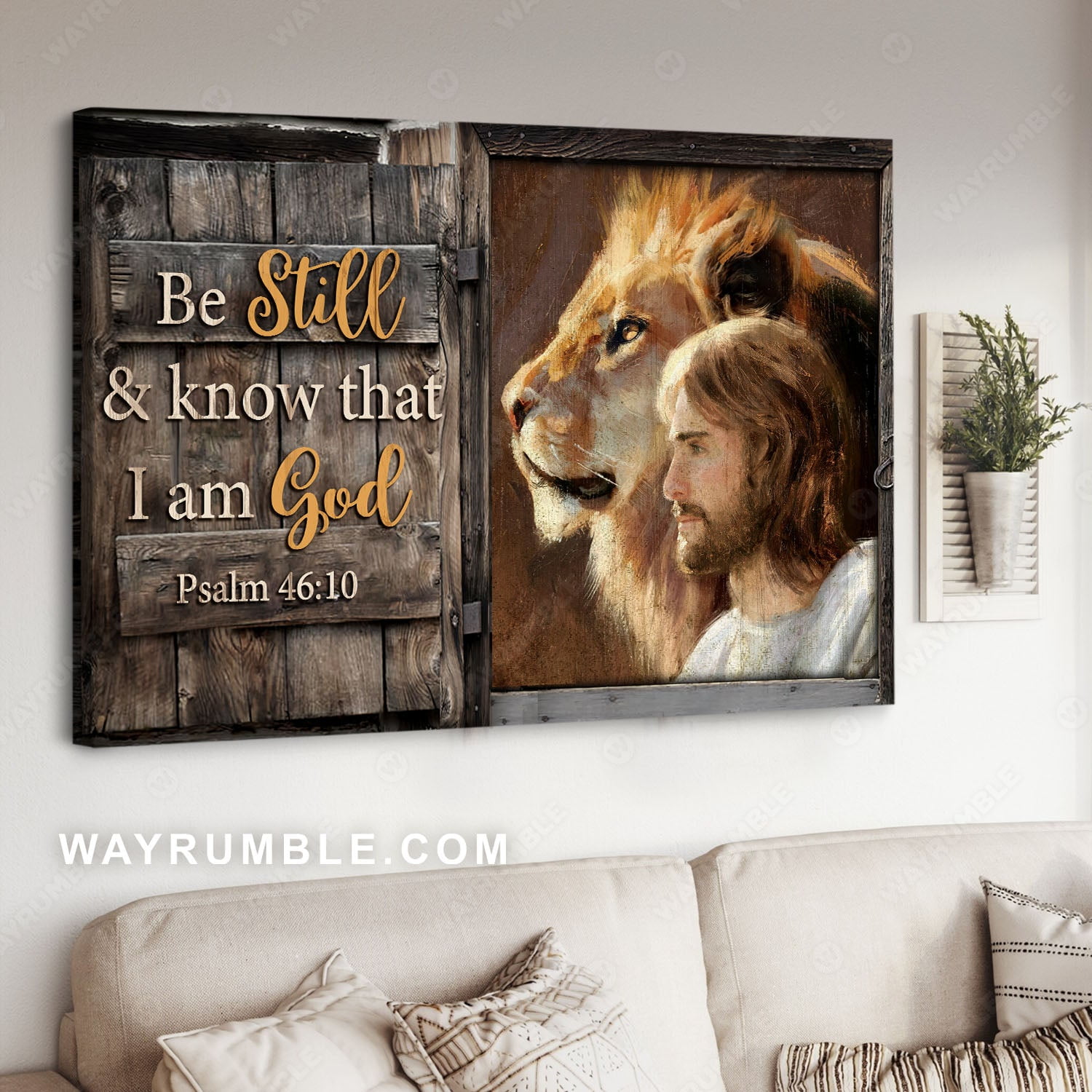 Lion King, Jesus Painting, Side By Side, Be Still I Am God - Jesus ...