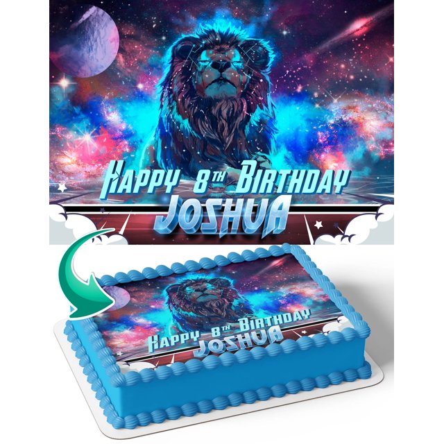 Lion King LK 2021 Edible Image Cake Topper Personalized Birthday Sheet ...