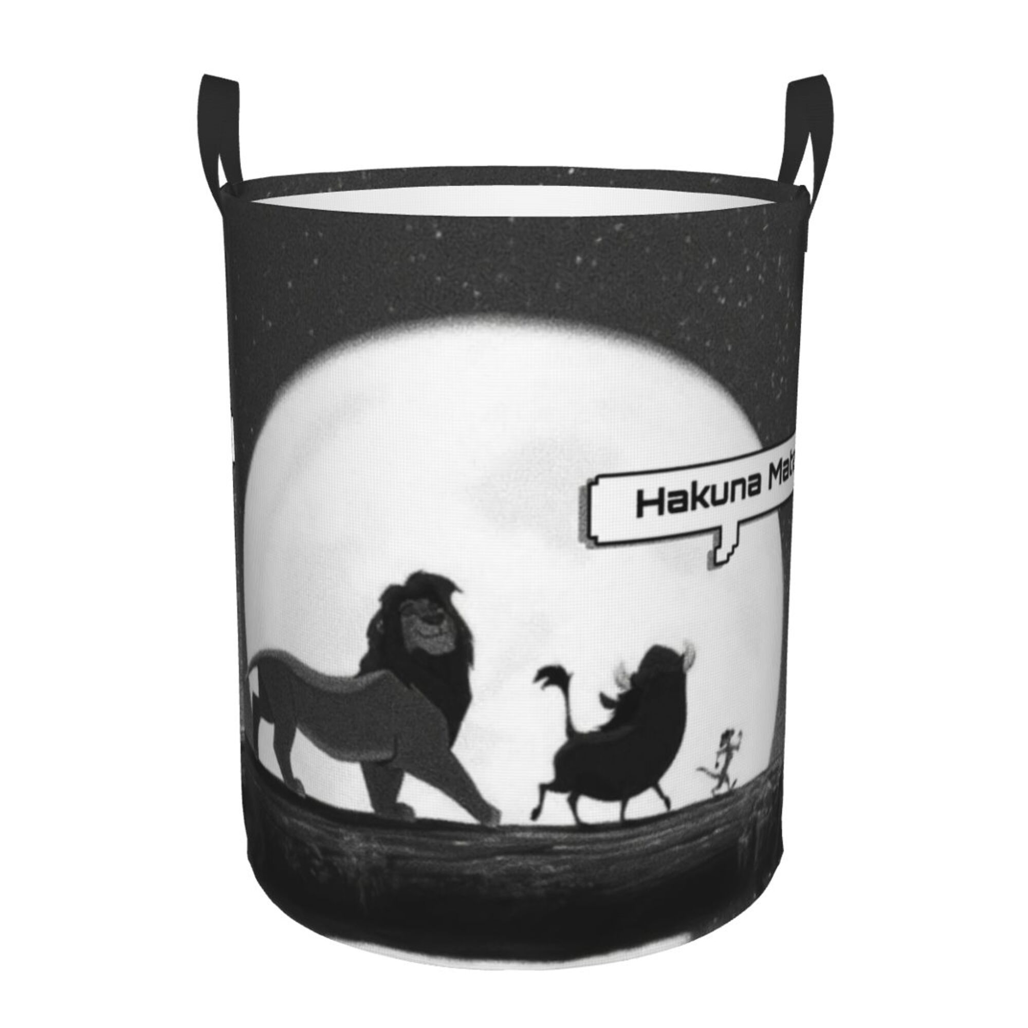The Lion King Laundry Hamper Basket, Waterproof Collapsible Circular ...