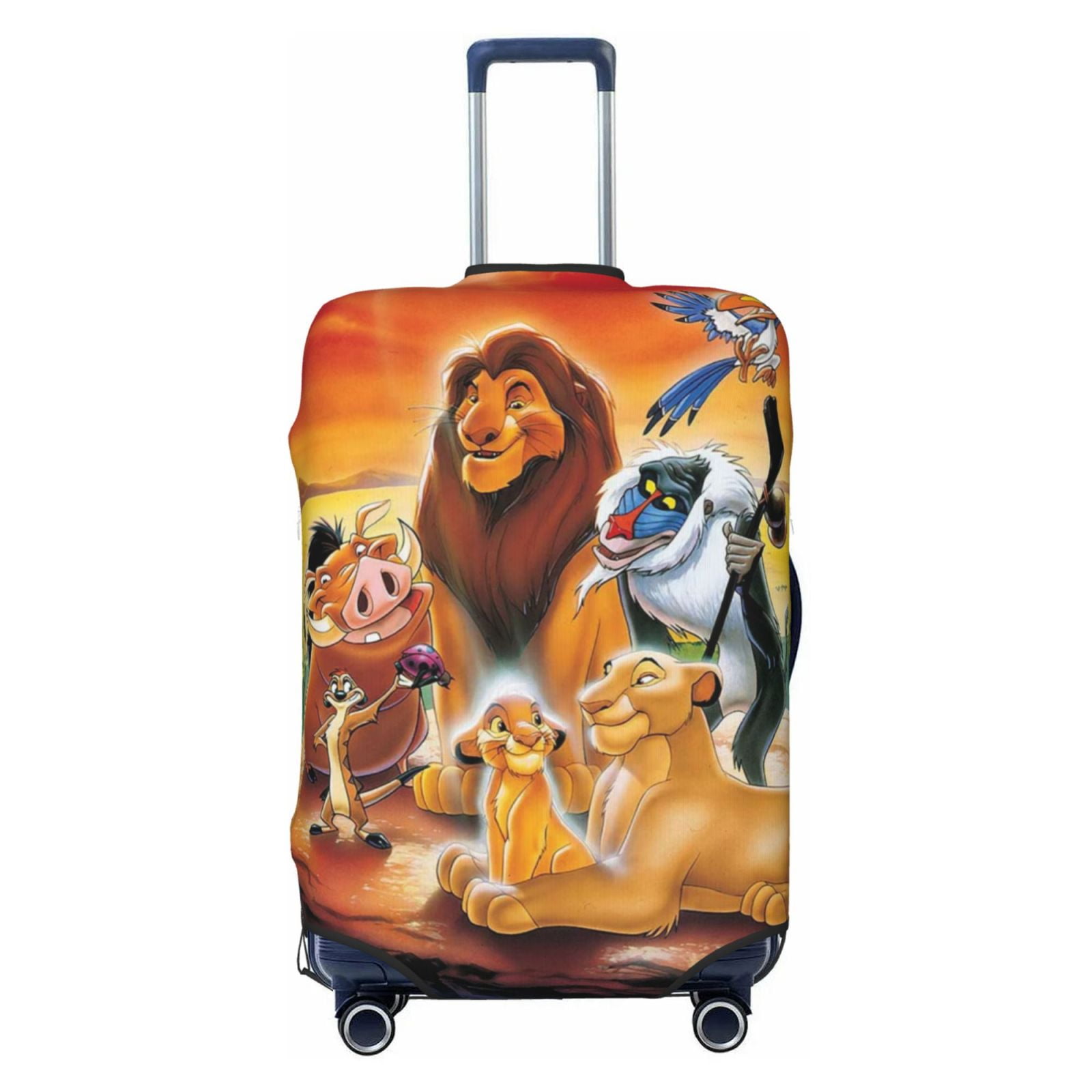 Lion Kin Luggage Suitcase Covers Elastic Washable Cartoon Luggage ...