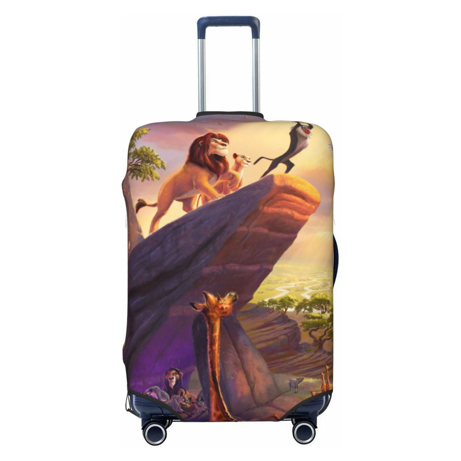 Lion Kin Luggage Suitcase Covers Elastic Washable Cartoon Luggage ...