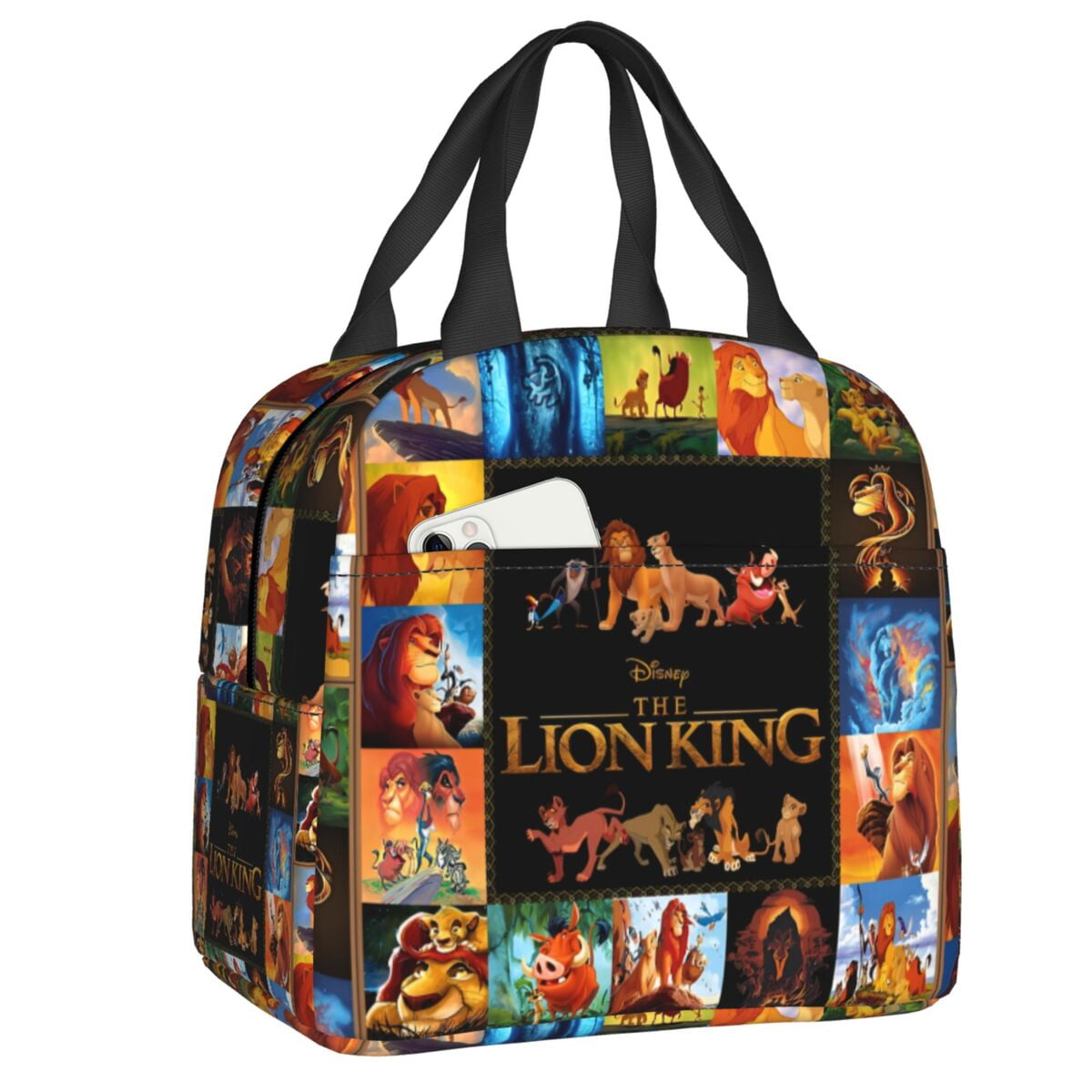 Lion King Lunch Bag Tote Bag Reusable Lunch Box Container For Women Men ...