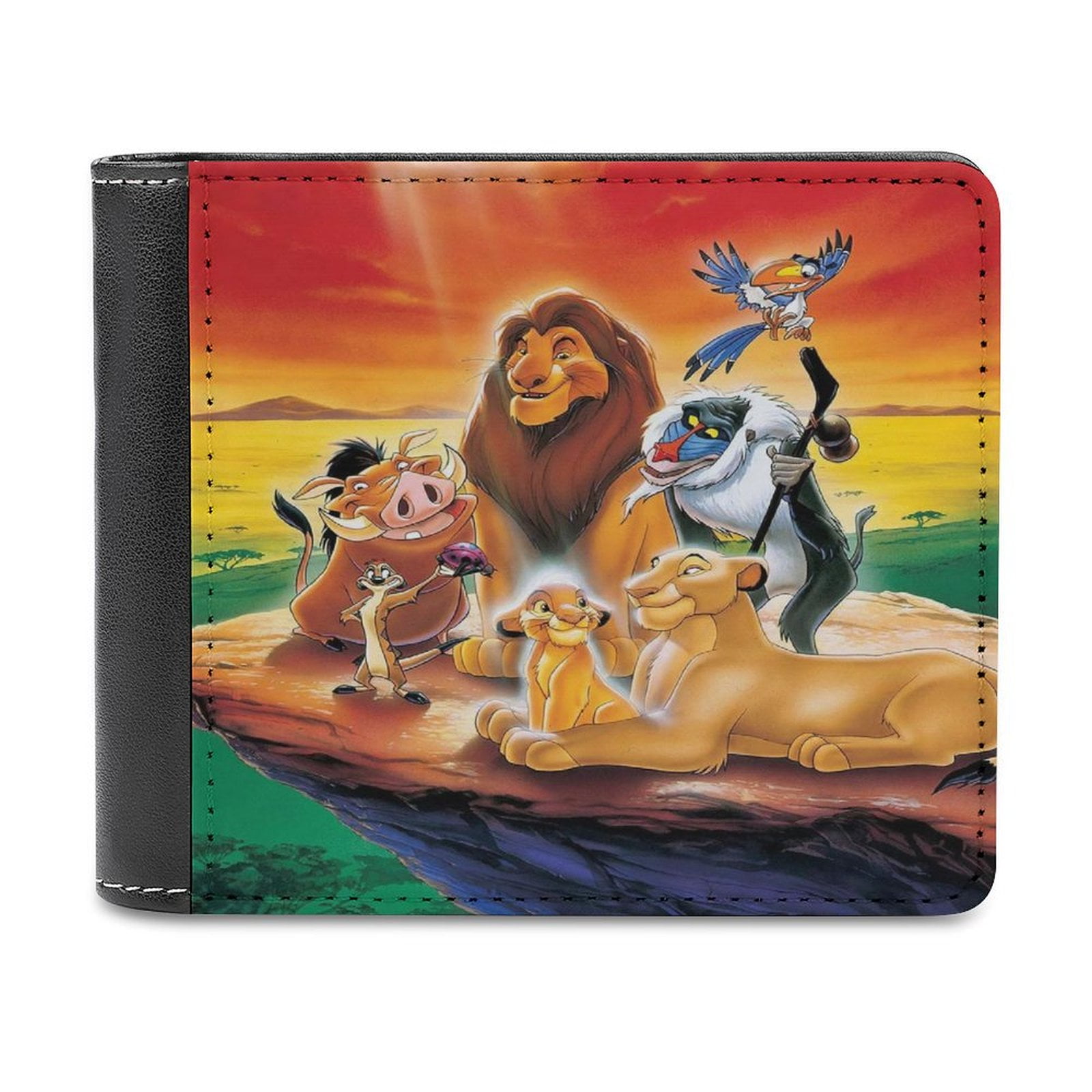 Lion Kin PU Leather Wallet with Multiple Card Slot Lightweight Wallet ...