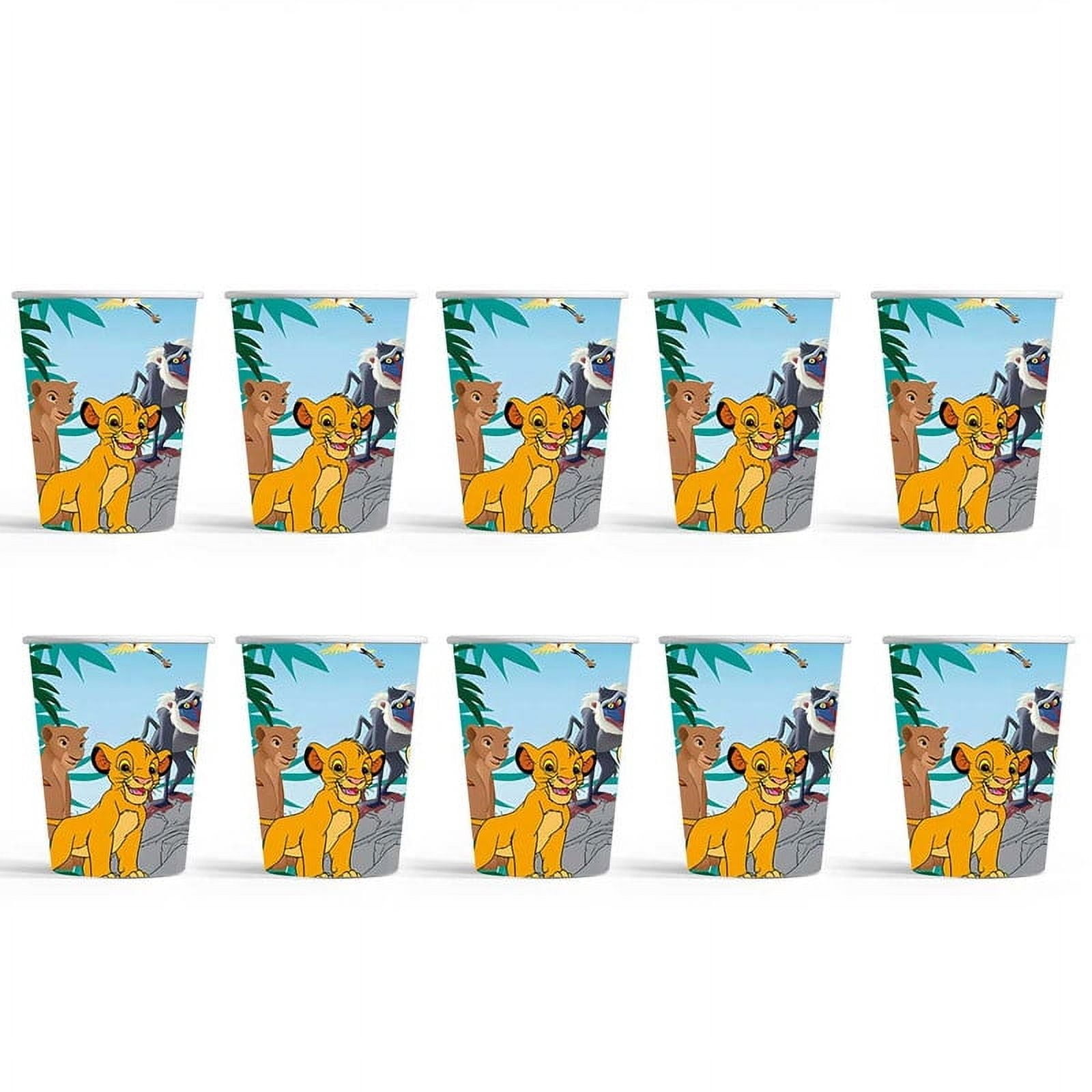 Lion King Party Supplies Cups Birthday Tableware Disposable Paper ...