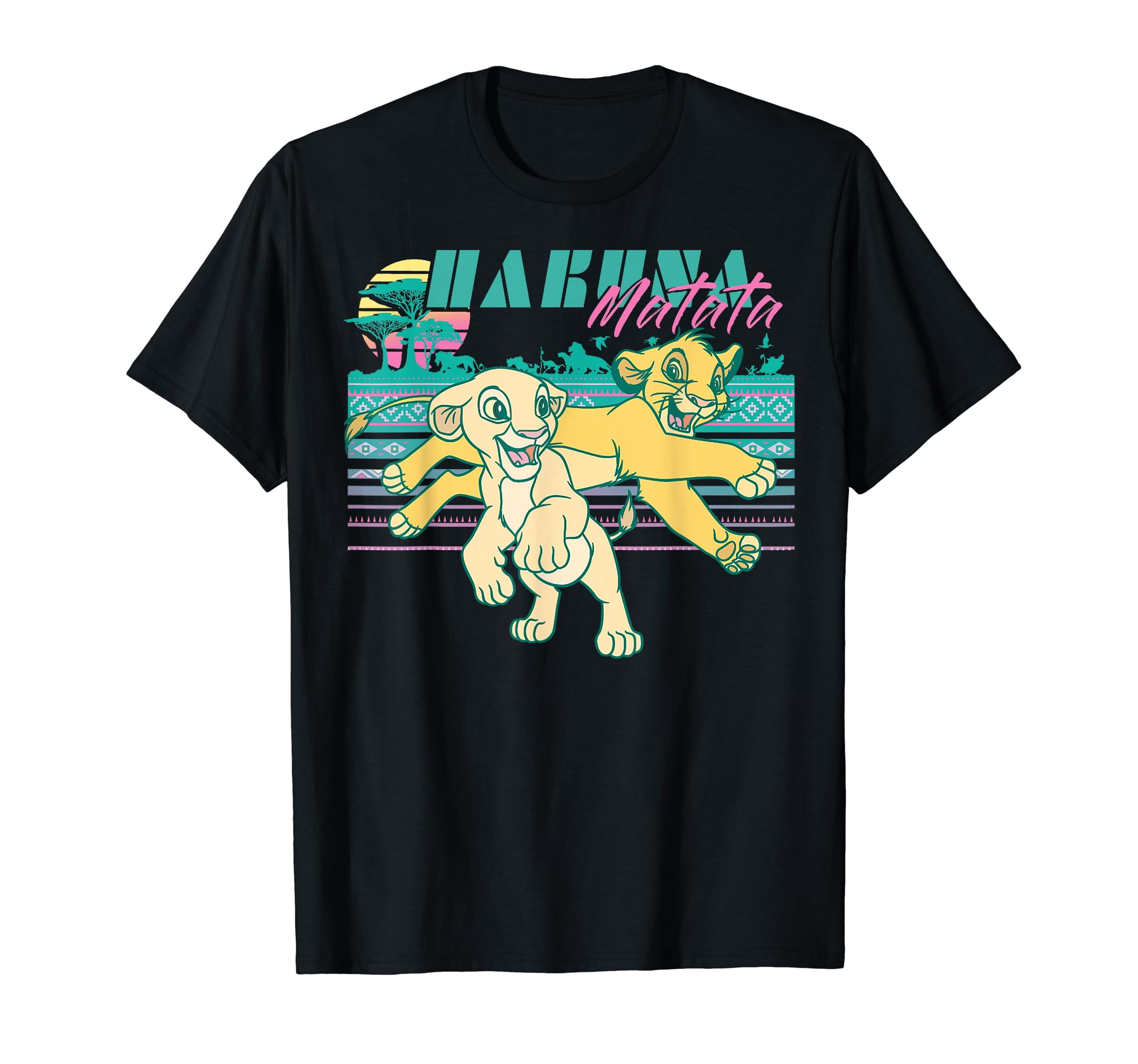 Lion King Retro Simba & Nala 90s Hakuna Matata T-Shirt - Walmart.com