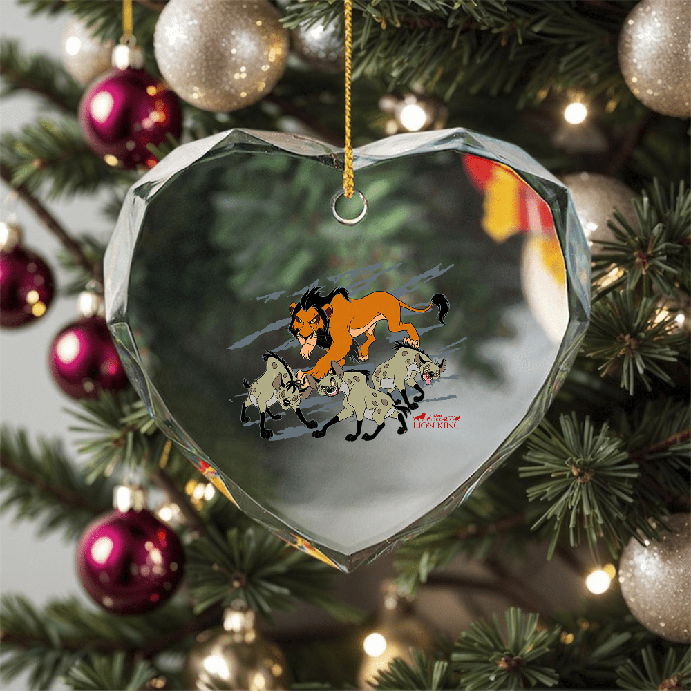 Lion King Scar Tribe Ornament, Hanging Decor, Crystal Glass Ornament ...