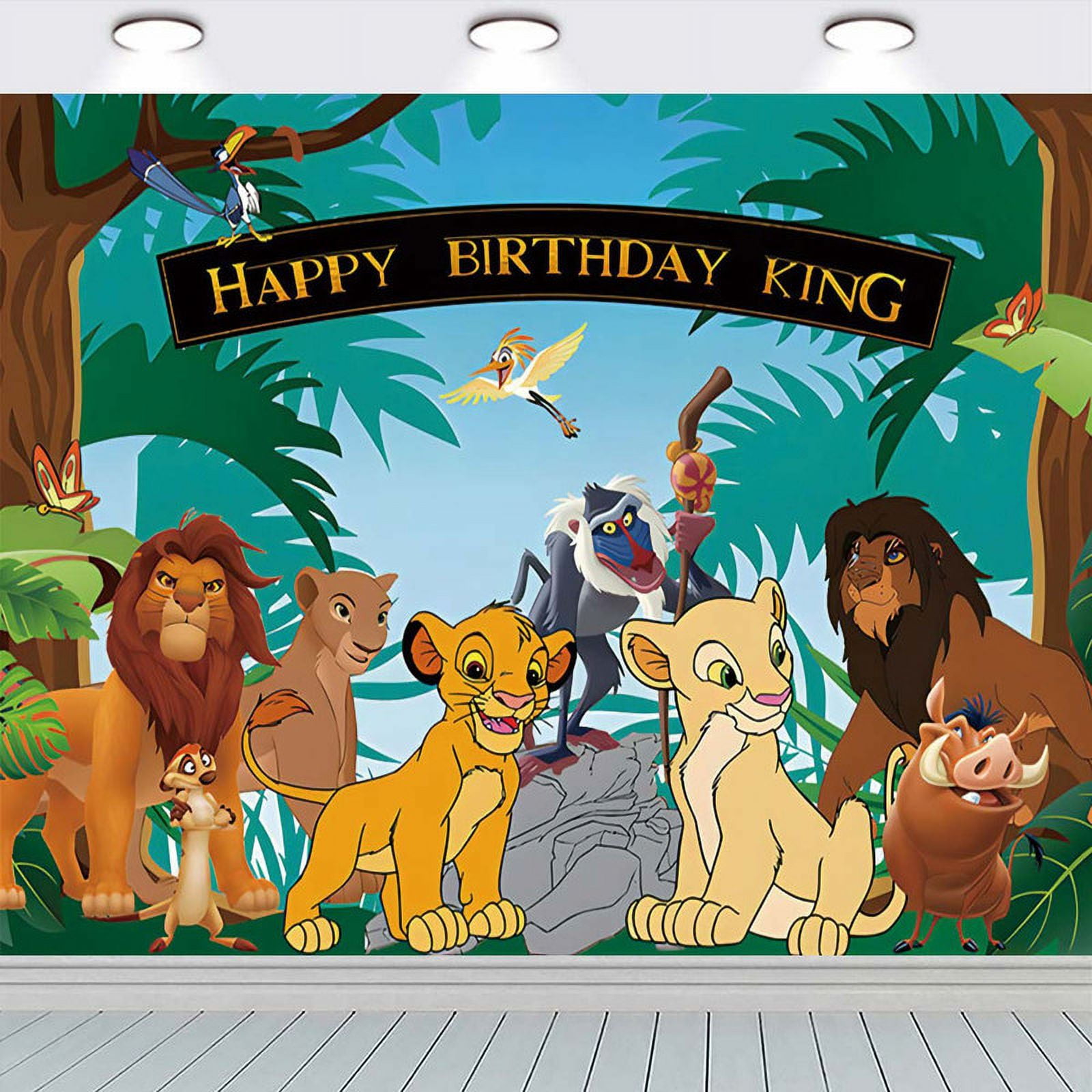Lion King Simba Background Backdrop Party Supplies Taspestry Wall Decor ...
