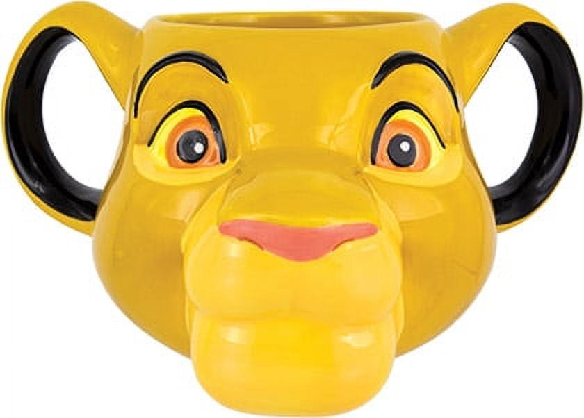 Paladone Lion King Simba Shaped Mug, 550ml Dolomite Mug, Disney ...