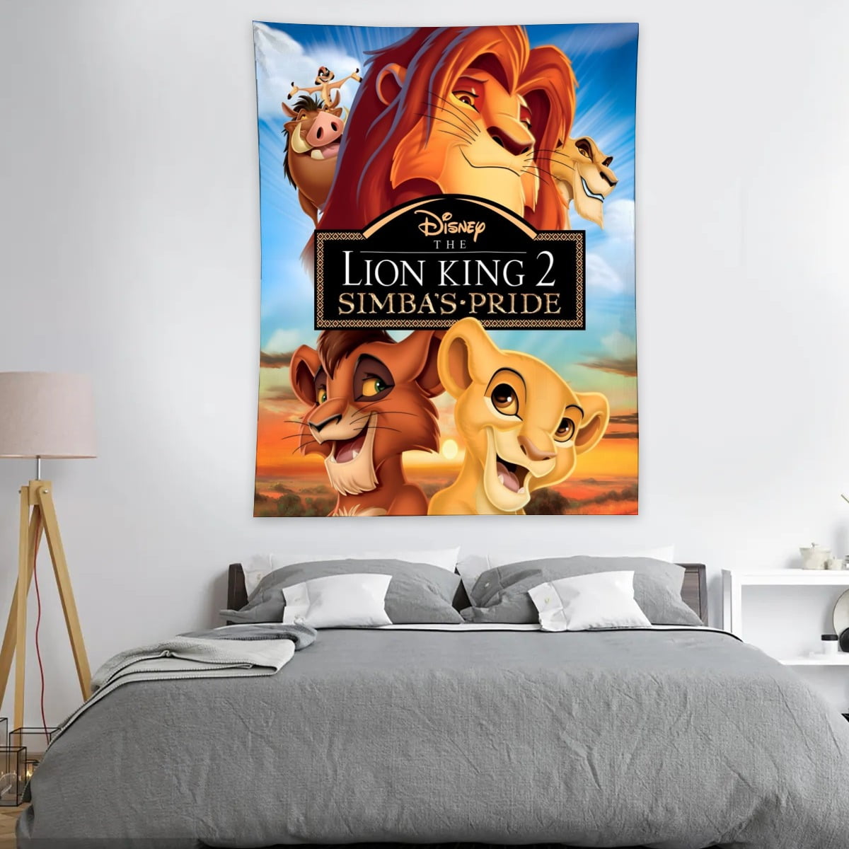 Lion King Simba-Theme Anti-pilling Tapestry Gift Wall Hanging Backdrop ...