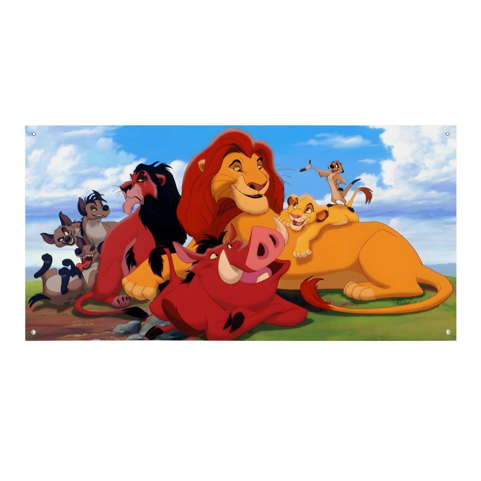 Lion King Simba -Theme Backdrops Banner Birthday Party Decor Supplies ...