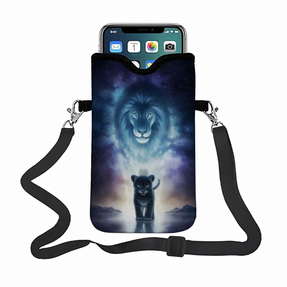 Lion King Simba crossbody phone satchel, with an adjustable strap small ...