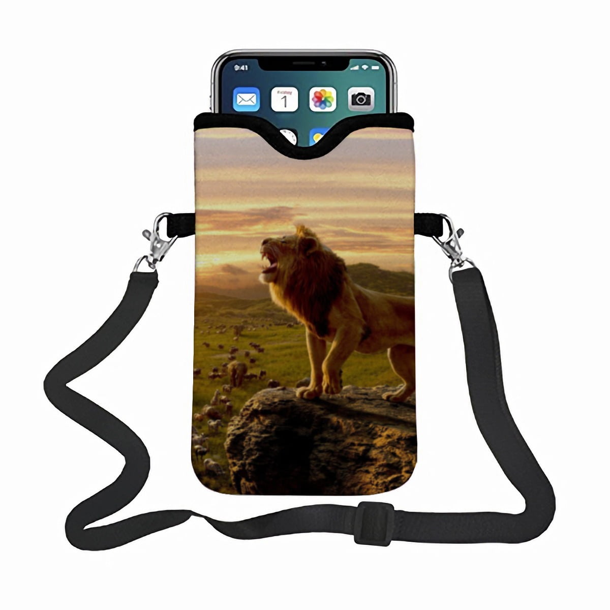Lion King Simba crossbody style phone bag, with an adjustable strap ...