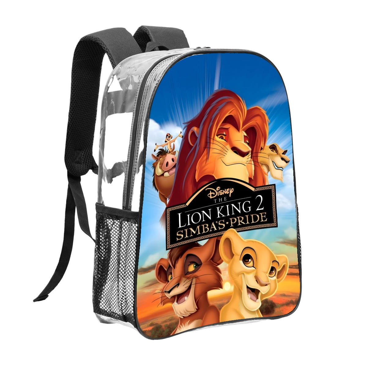 Lion King Simba-theme Clear Backpack Heavy Duty Transparent Bag See ...