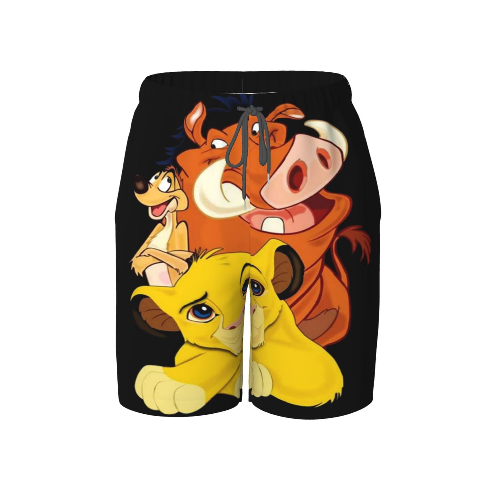 Lion King Swim Trunks For Boys Beach Short With Drawstring Swimsuit ...