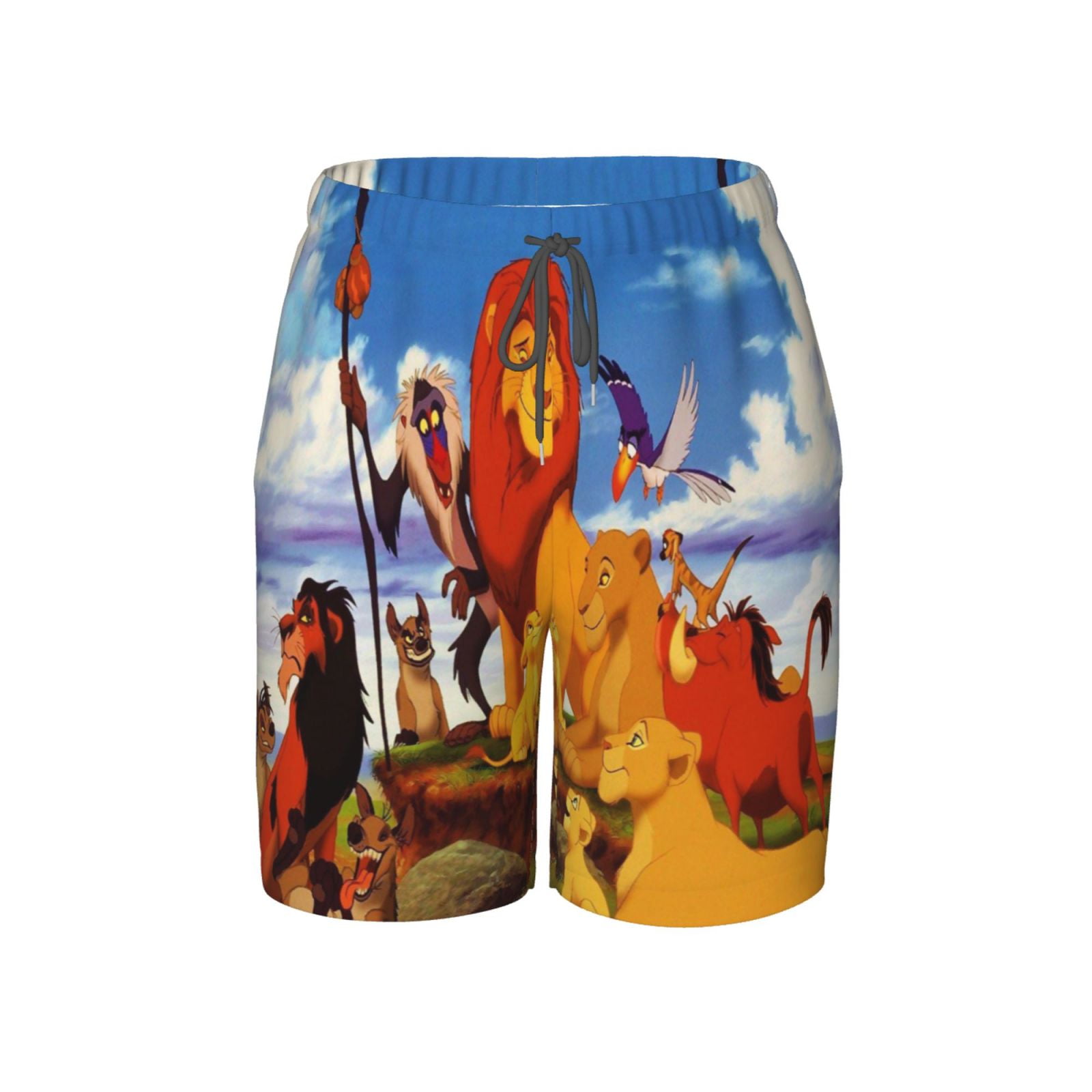 Lion King Swim Trunks For Boys Beach Short With Drawstring Swimsuit ...