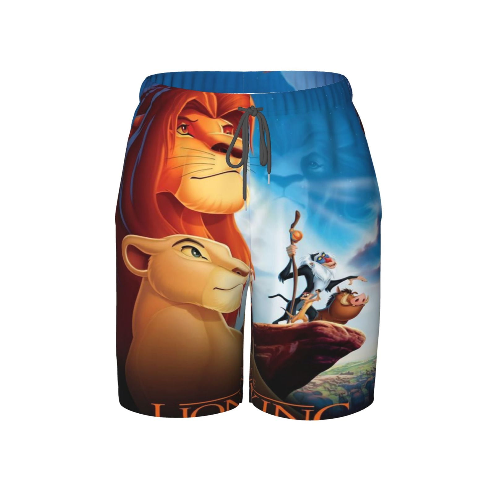 Lion King Swim Trunks For Boys Beach Short With Drawstring Swimsuit ...